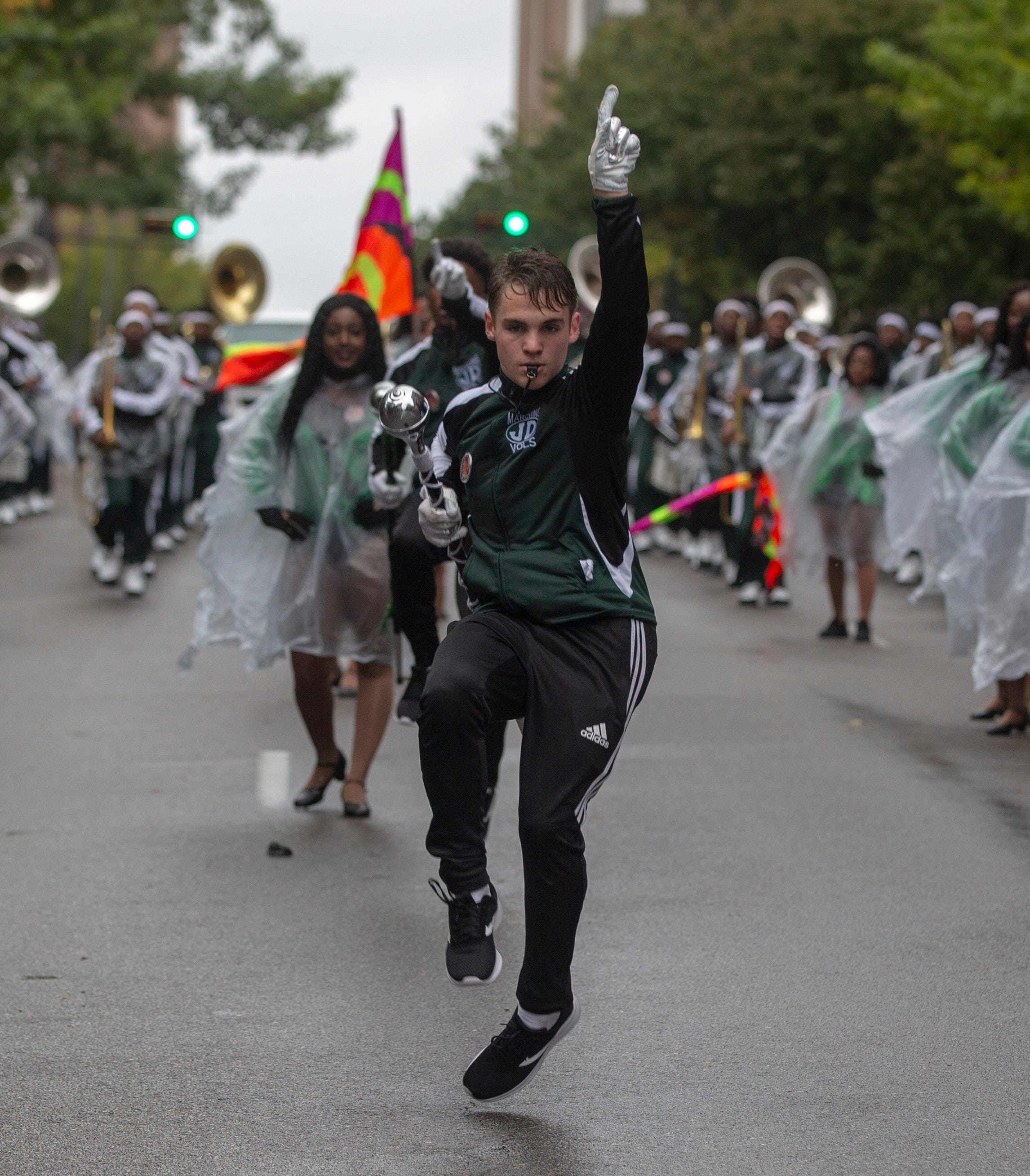 Vanilla Funk: Jefferson Davis drum major Justin Heideman faces the noise