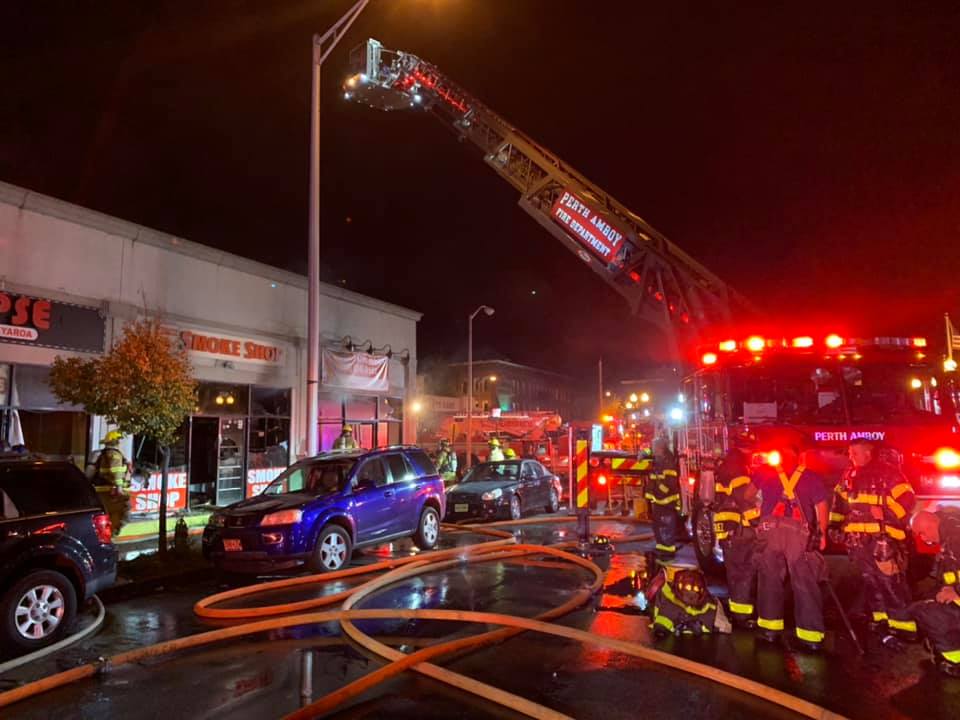 Perth Amboy fire damages Madison Avenue strip mall