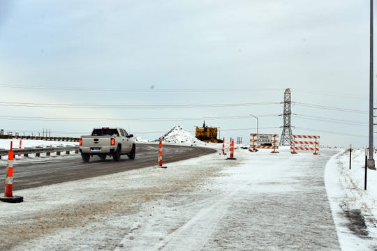 Highway 100 interchange at Interstate 90 east of Sioux Falls up and running