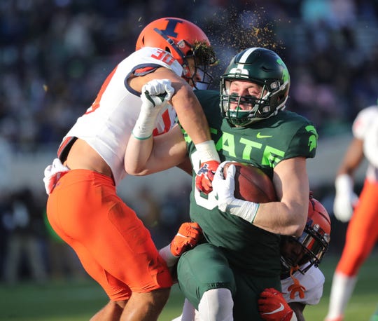 Michigan State football players will do anything to train for NFL draft