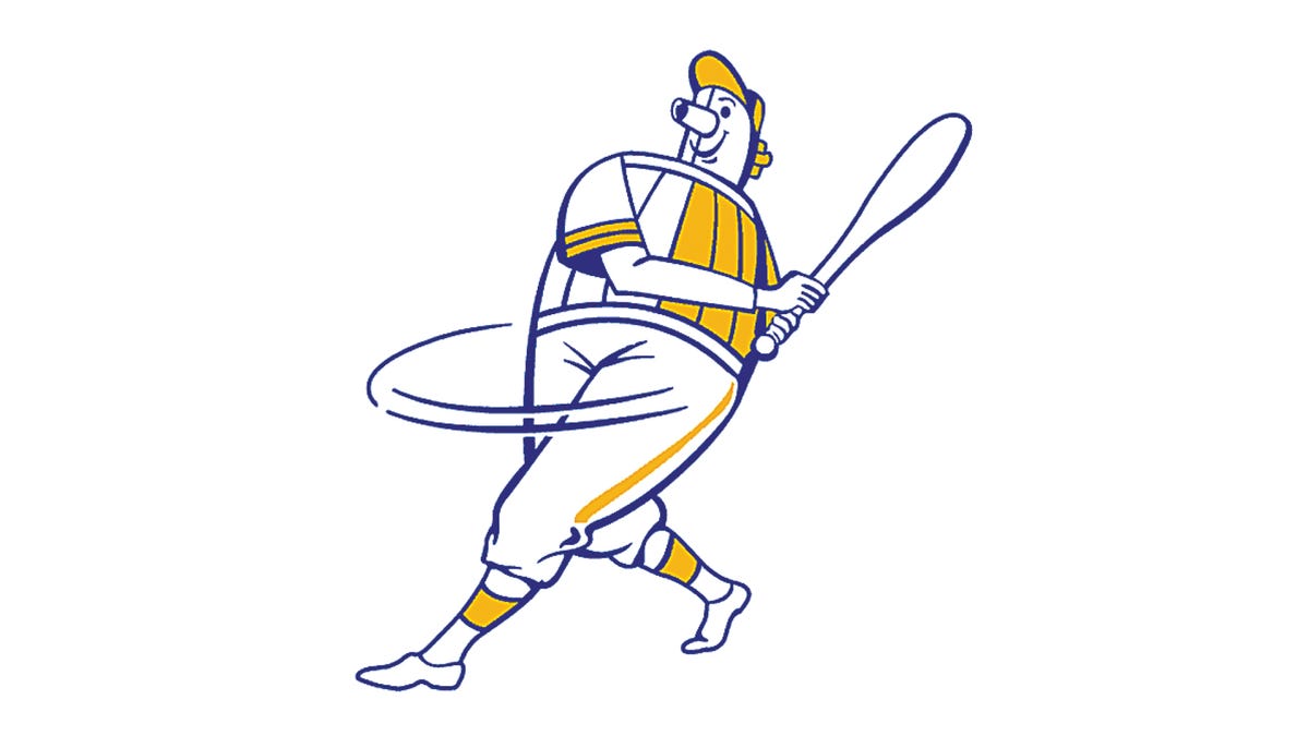 Here's a pictorial 50-Year History of Milwaukee Brewers Logos and Uniforms.