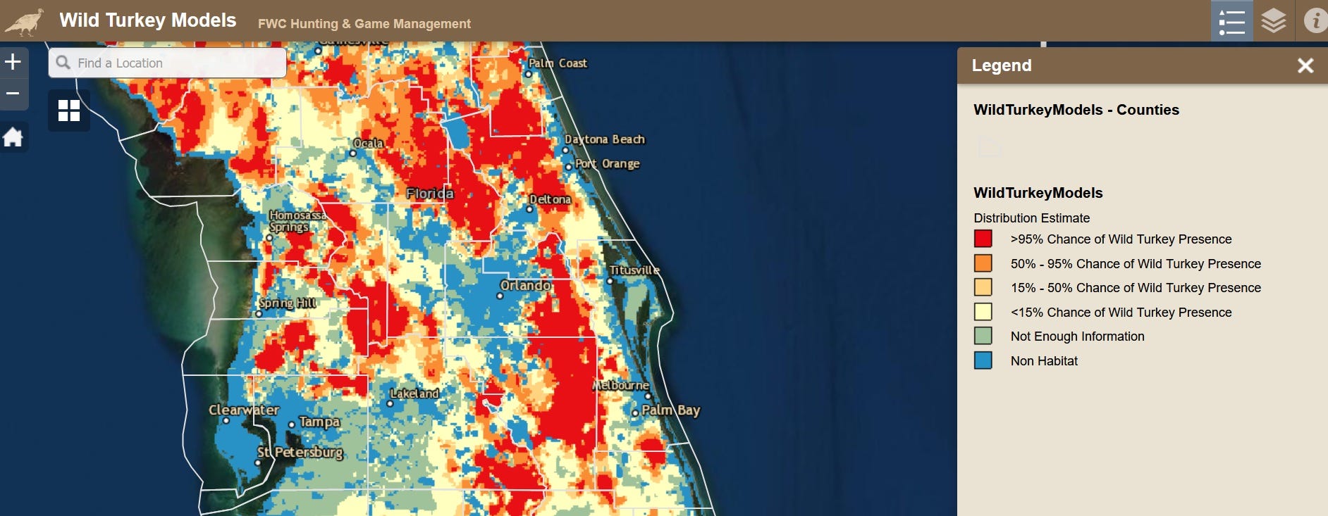 Wild Florida turkeys face headwinds from habitat loss, disease and hunts