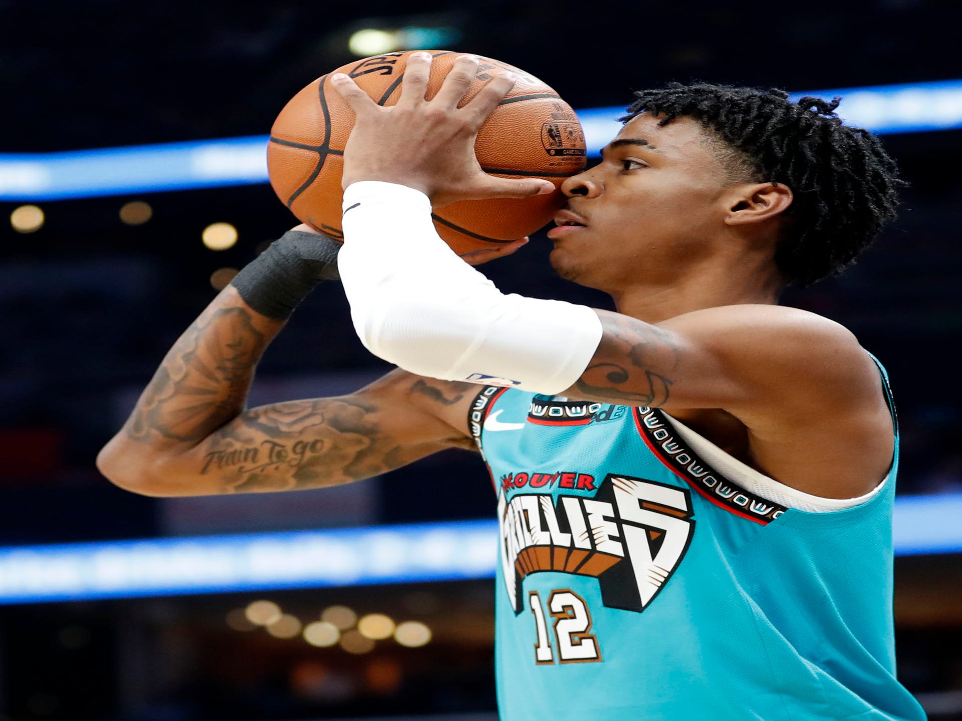 Ja Morant shows love for Memphis a year after Grizzlies won No. 2 pick