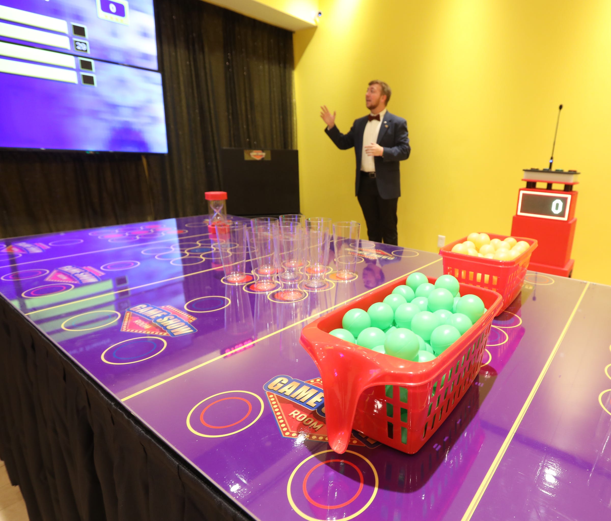 Game Show Room invites guests to play games, connect with each other