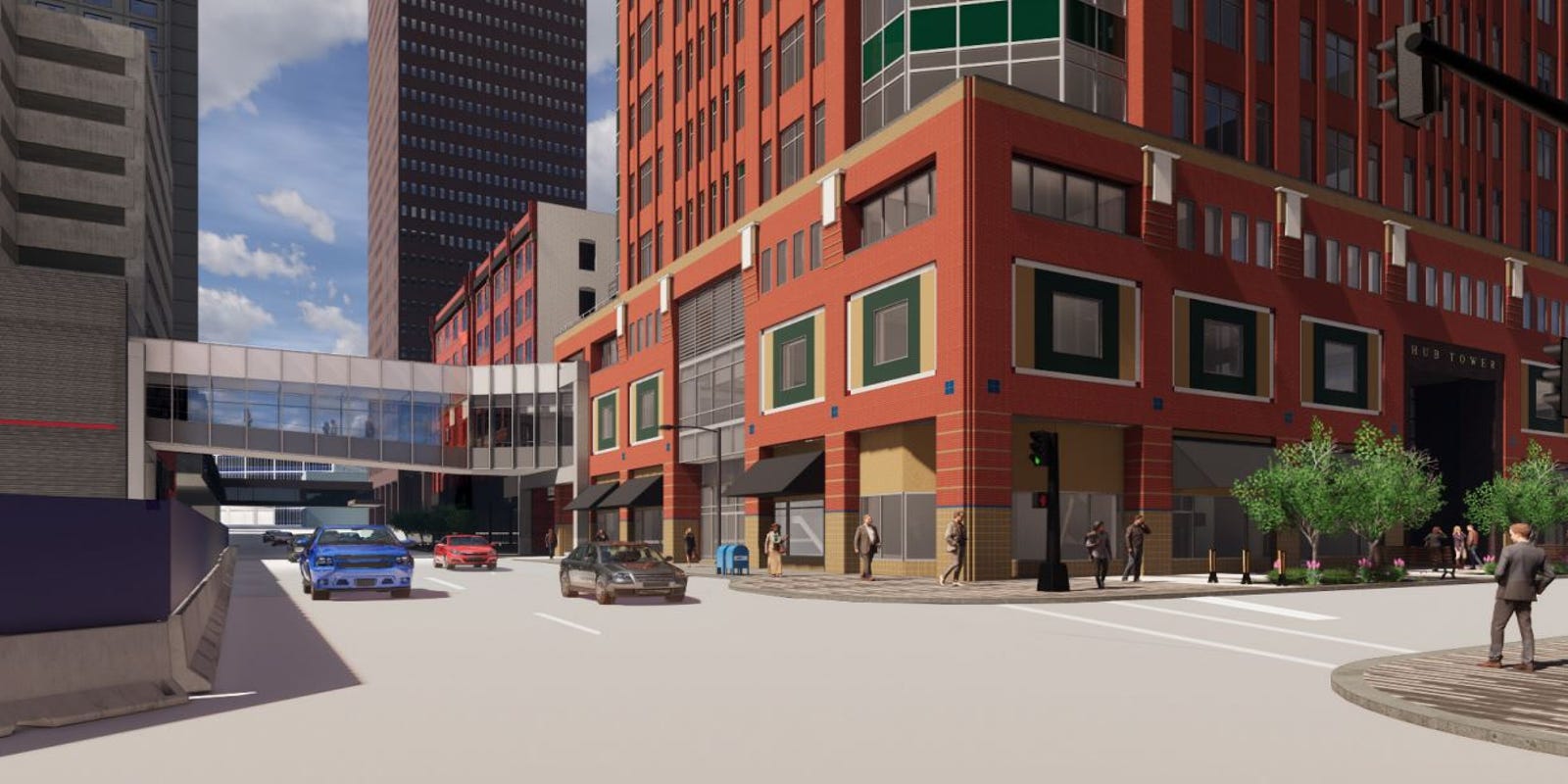 New downtown Des Moines skywalk paves way for EMC Insurance expansion