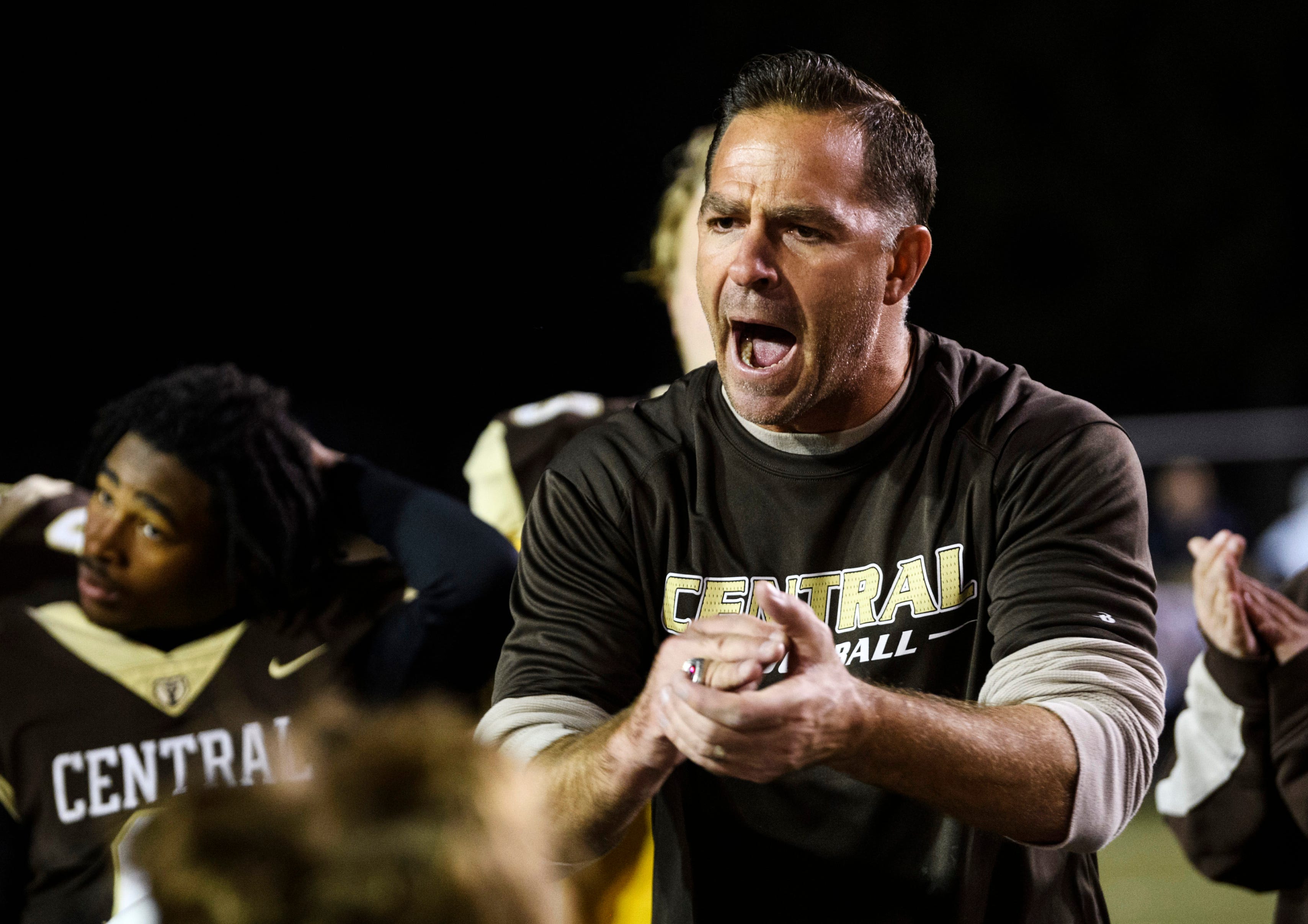 Central football lights up the scoreboard in rainy victory over Bosse