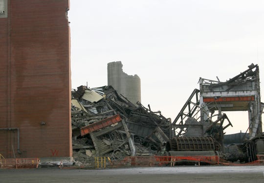 Retired Conners Creek Power plant in Detroit demolished
