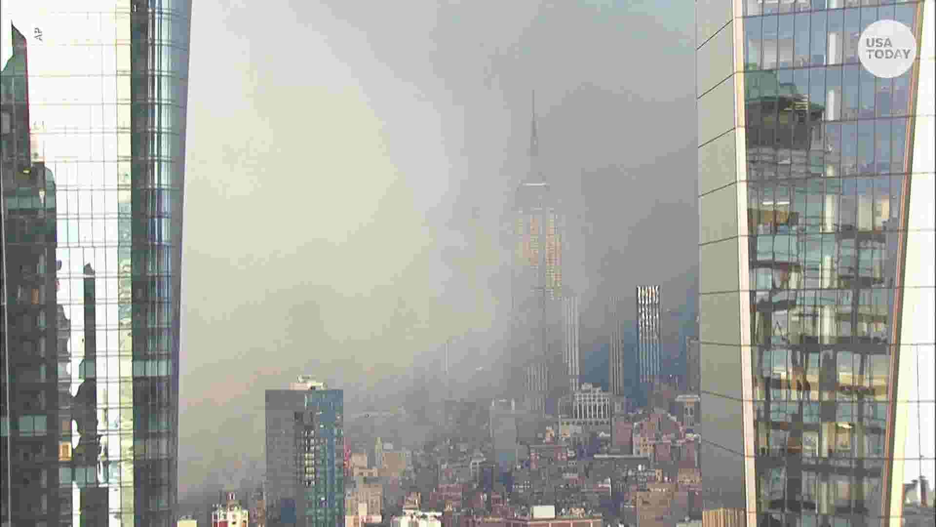New York snow squall time-lapse