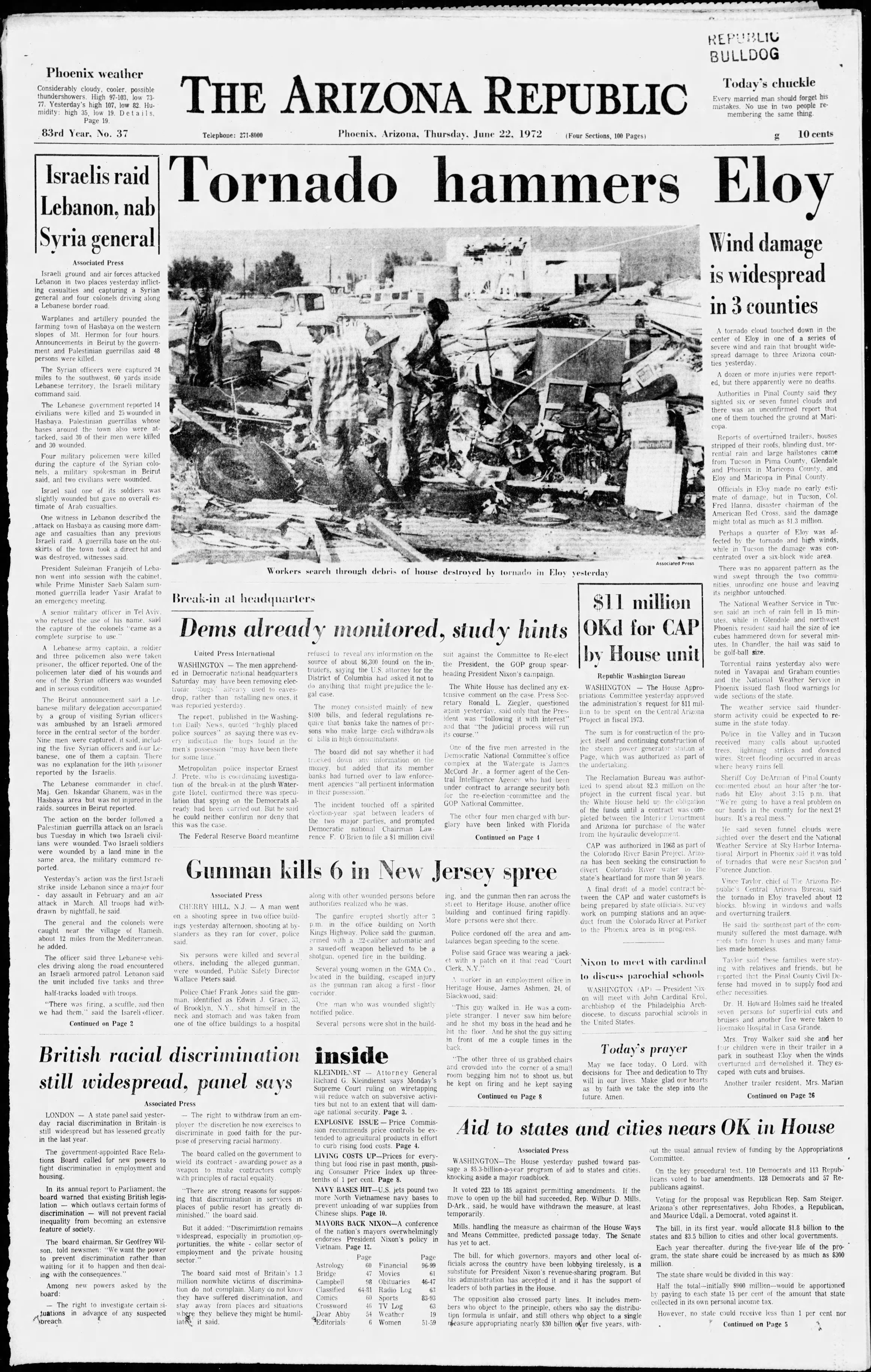 Phoenix area had 7 tornadoes in 2019, most since 1972