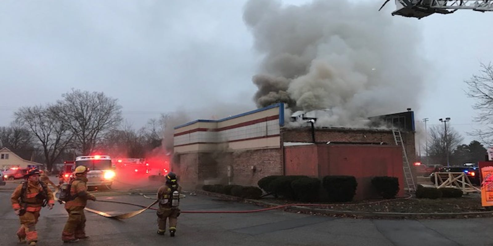 Fire at KFC restaurant in Pennfield Township