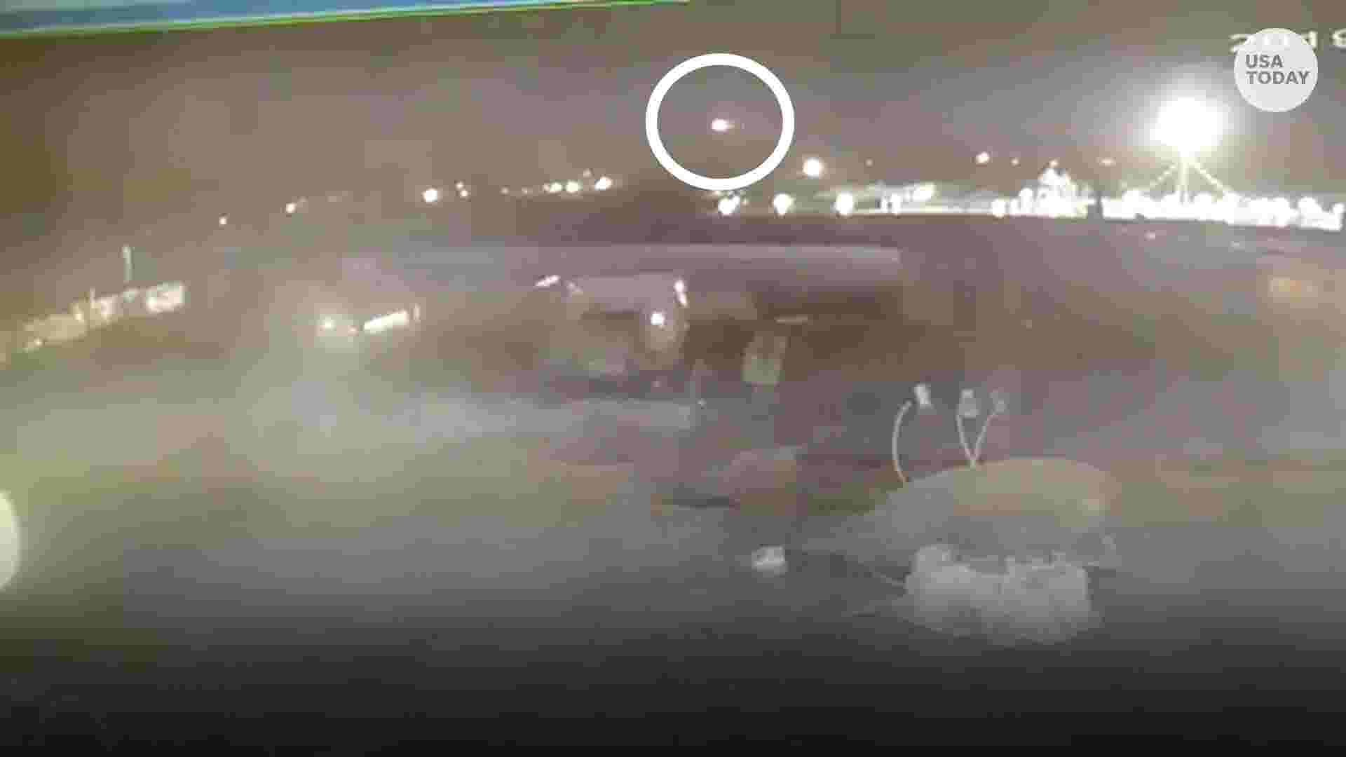 Video Appears To Show Second Iranian Missile Hit Ukrainian Plane