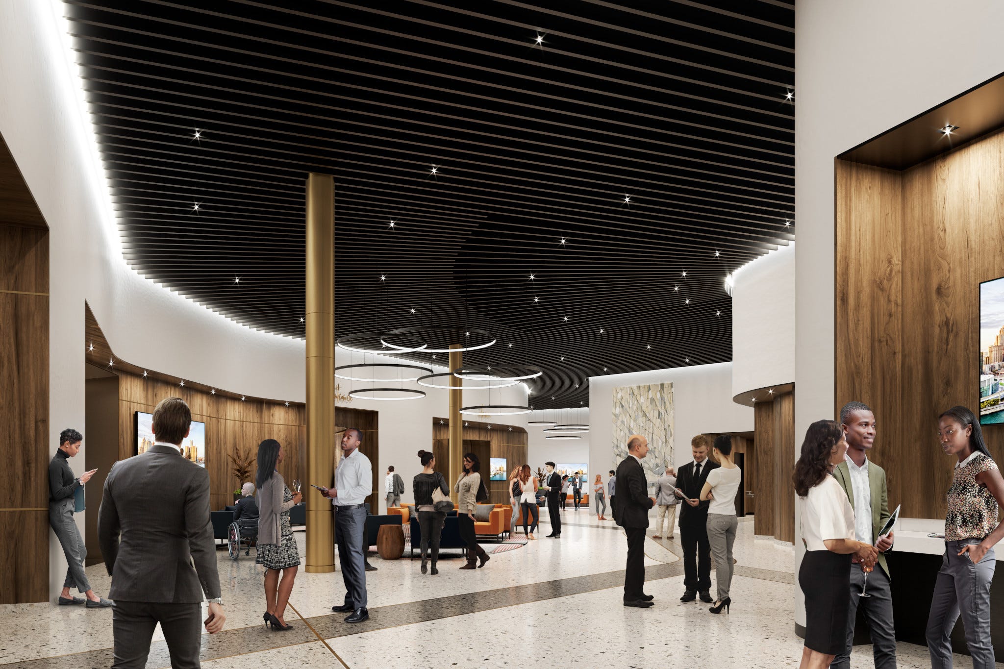 Bedrock Detroit releases renderings of One Campus Martius event space