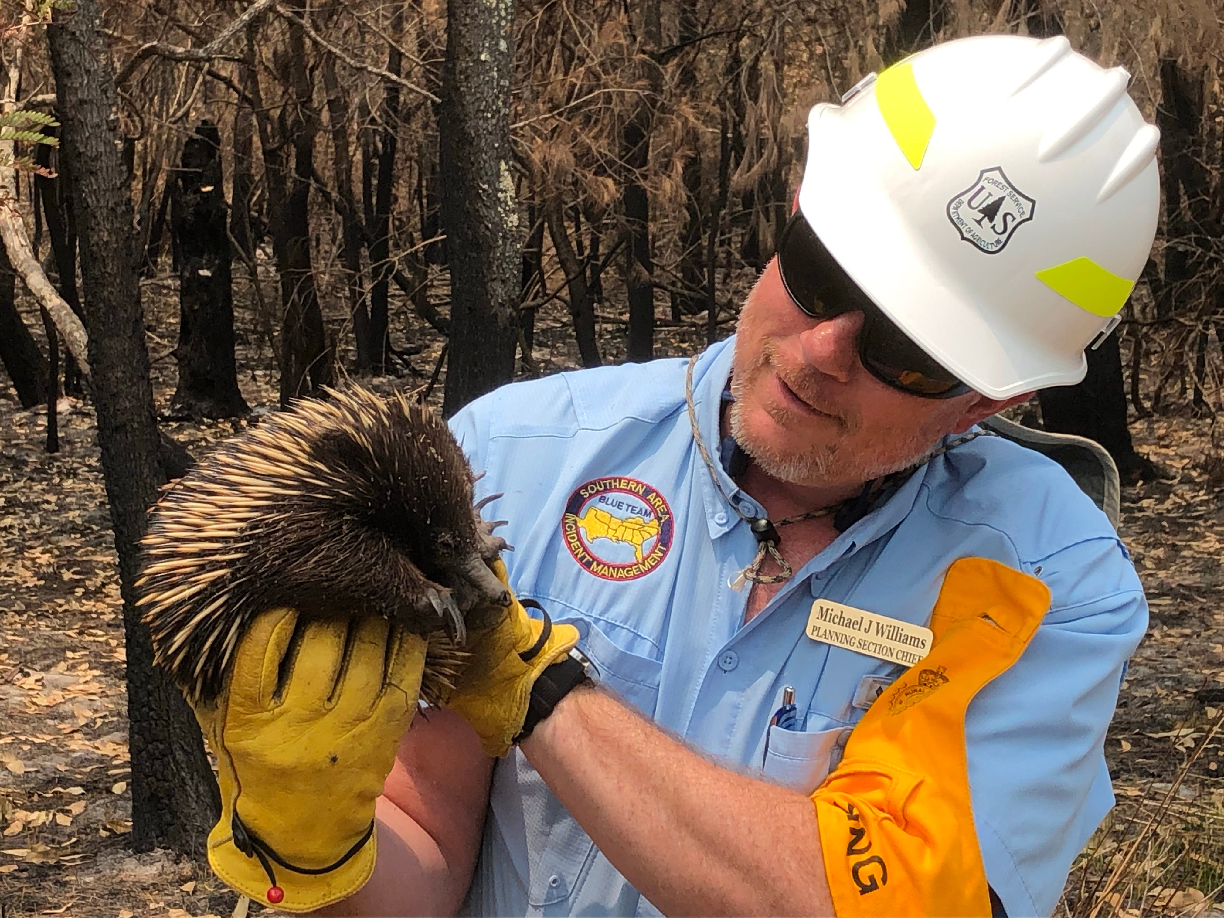 U.S. Forest Service firefighter assists with historic Australian bushfires