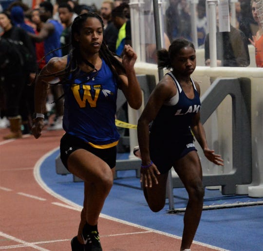 Wi-Hi athlete Aaliyah Harris gives up hoops to become indoor track star