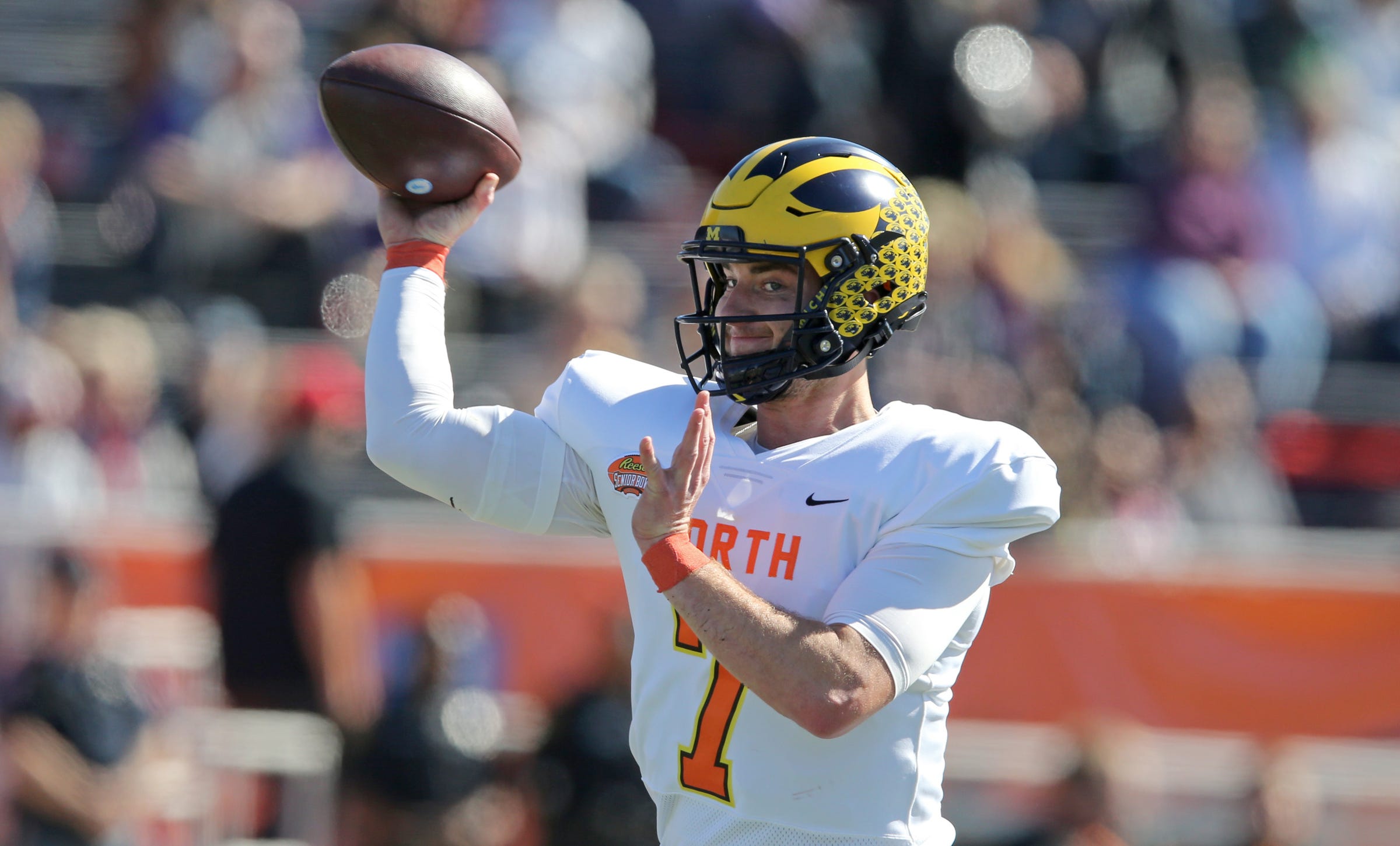 Michigan football QB Shea Patterson just hopes to go in NFL draft