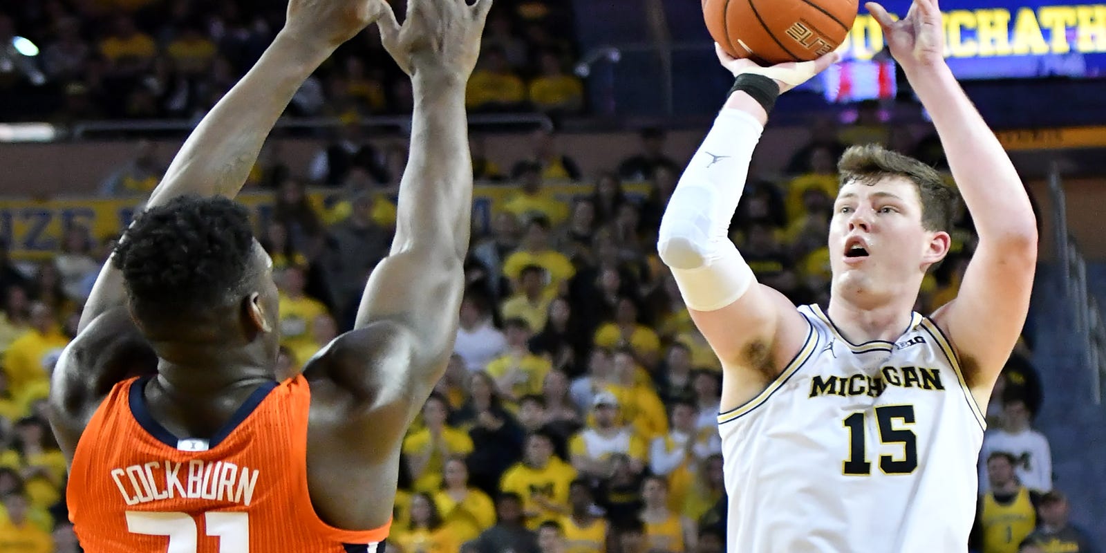 Michigan big man Jon Teske pins hopes to NBA career