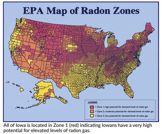 Iowa City requires radon testing in rentals