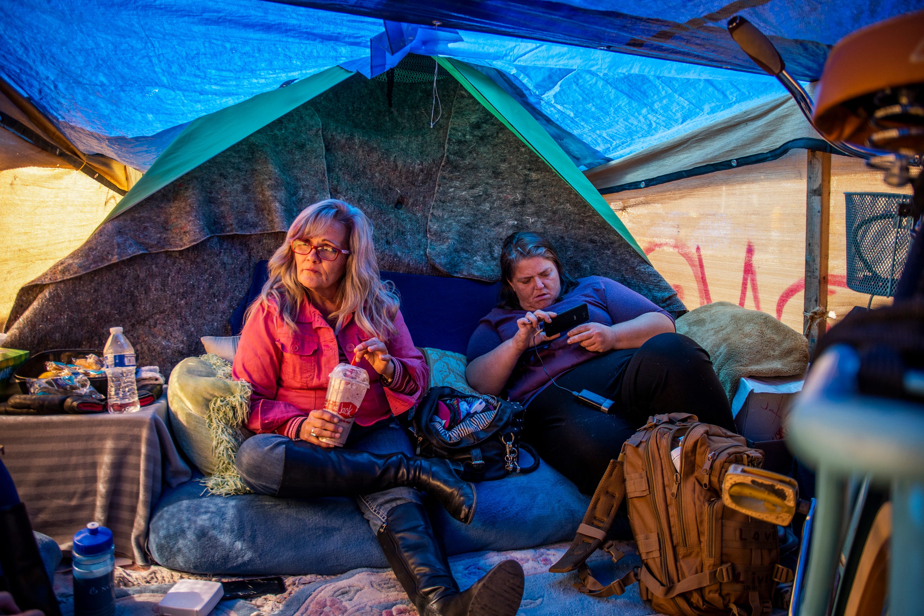 Neighbors call on city to address camps near Phoenix homeless shelter