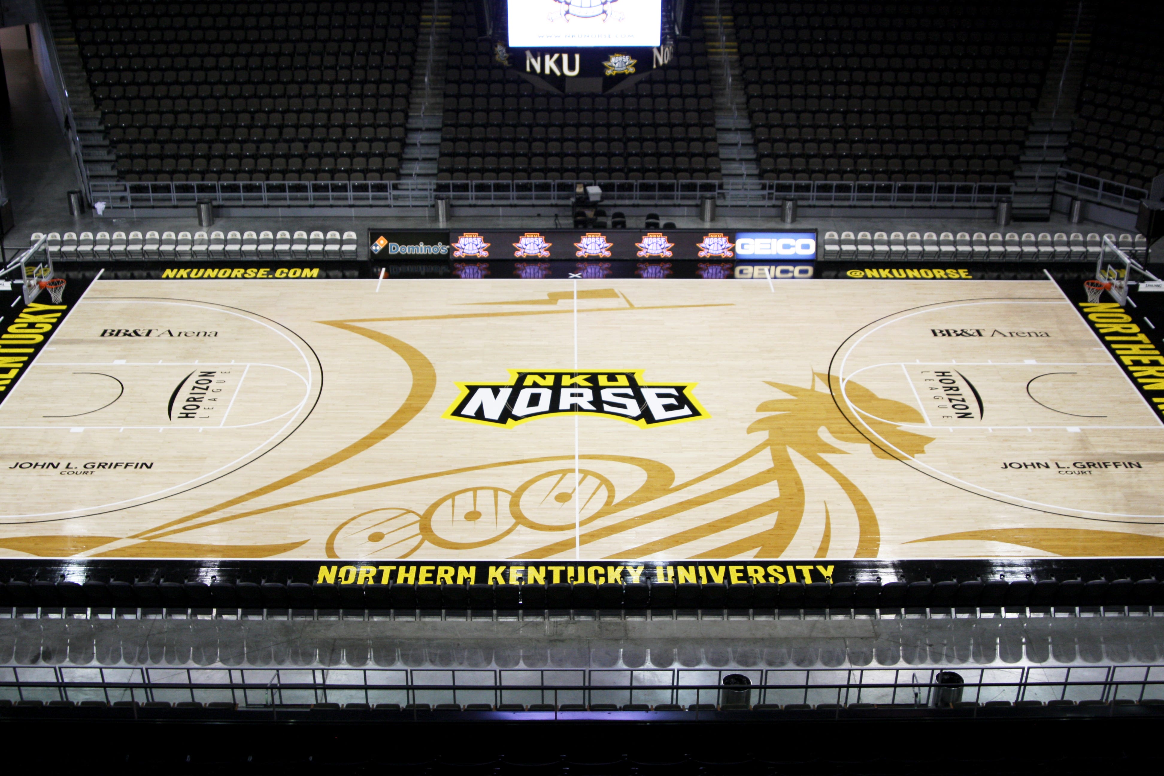 College basketball court designs taken to new level with local flavor
