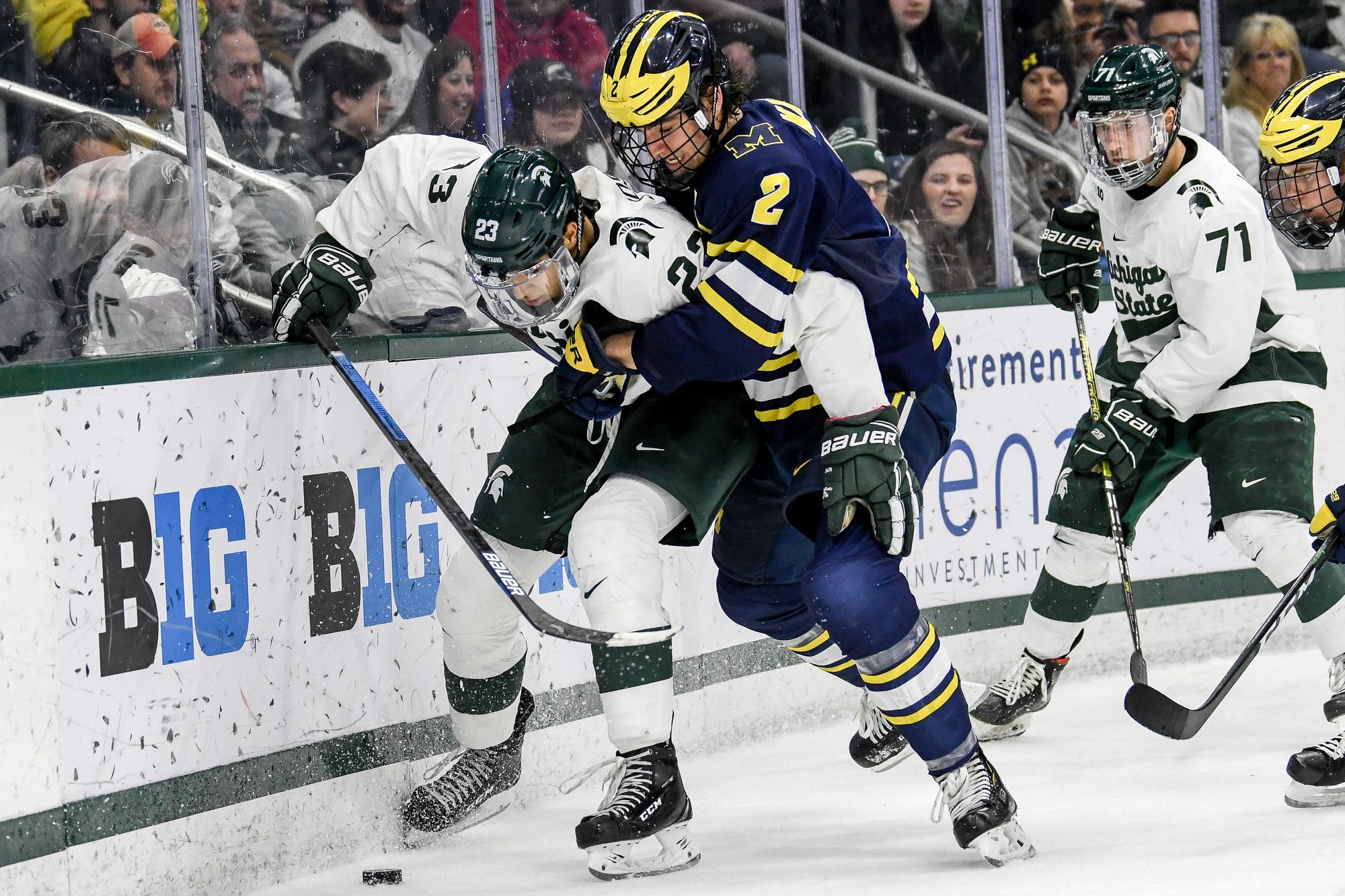 MSU hockey: Jagger Joshua fueled by hatred from opponents