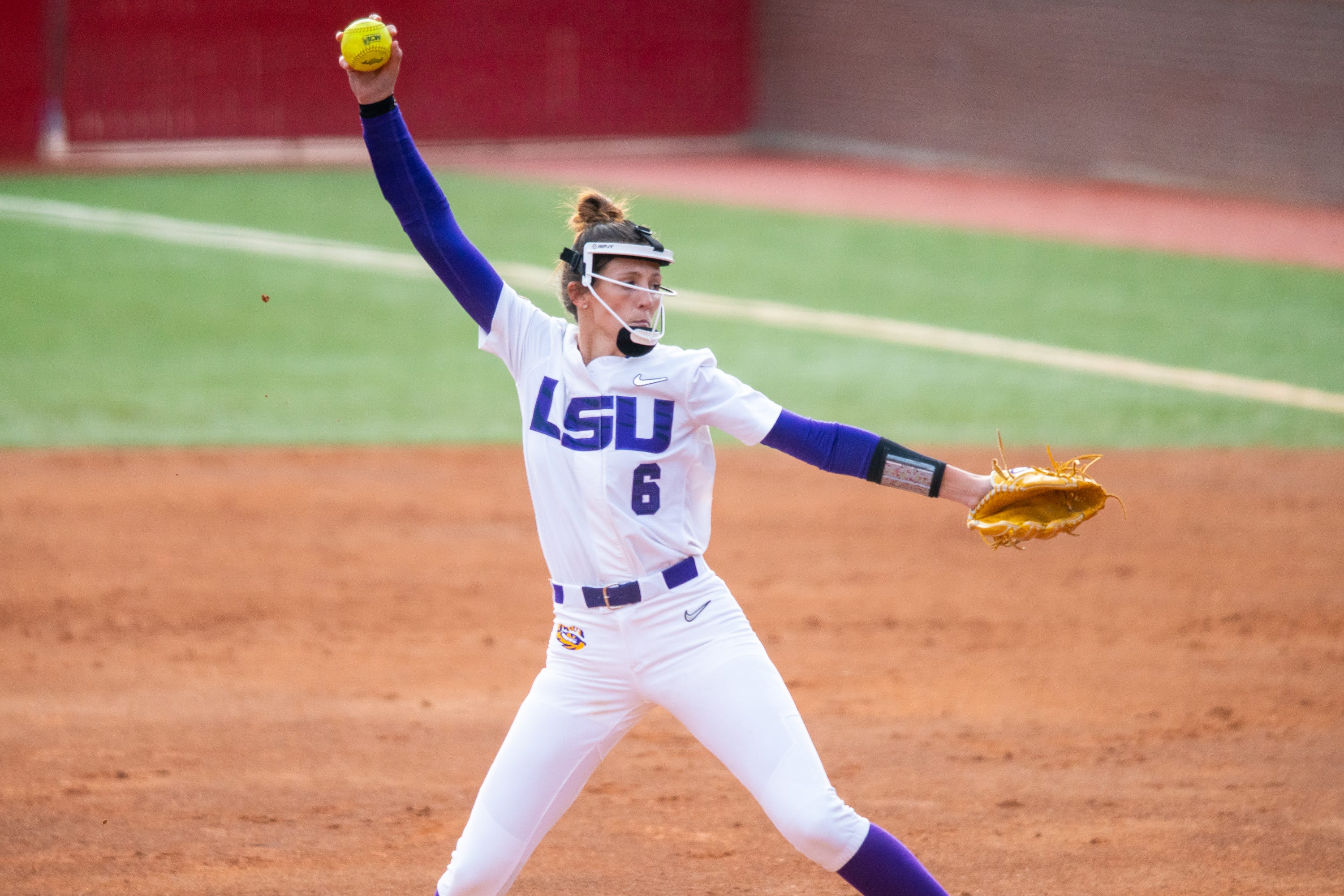 LSU softball pitcher Maribeth Gorsuch defeated Cajuns twice this season