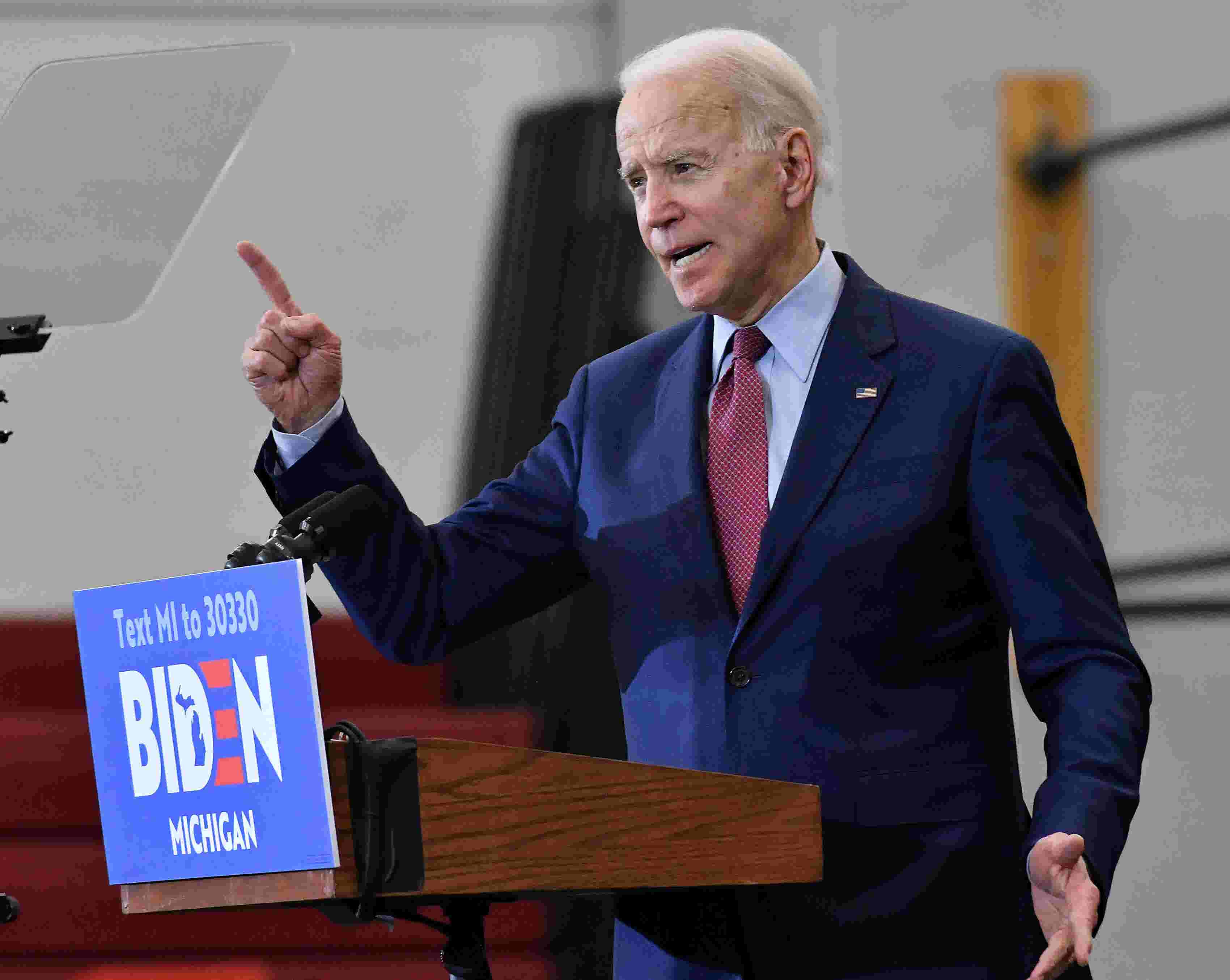 Joe Biden holds rally in Detroit