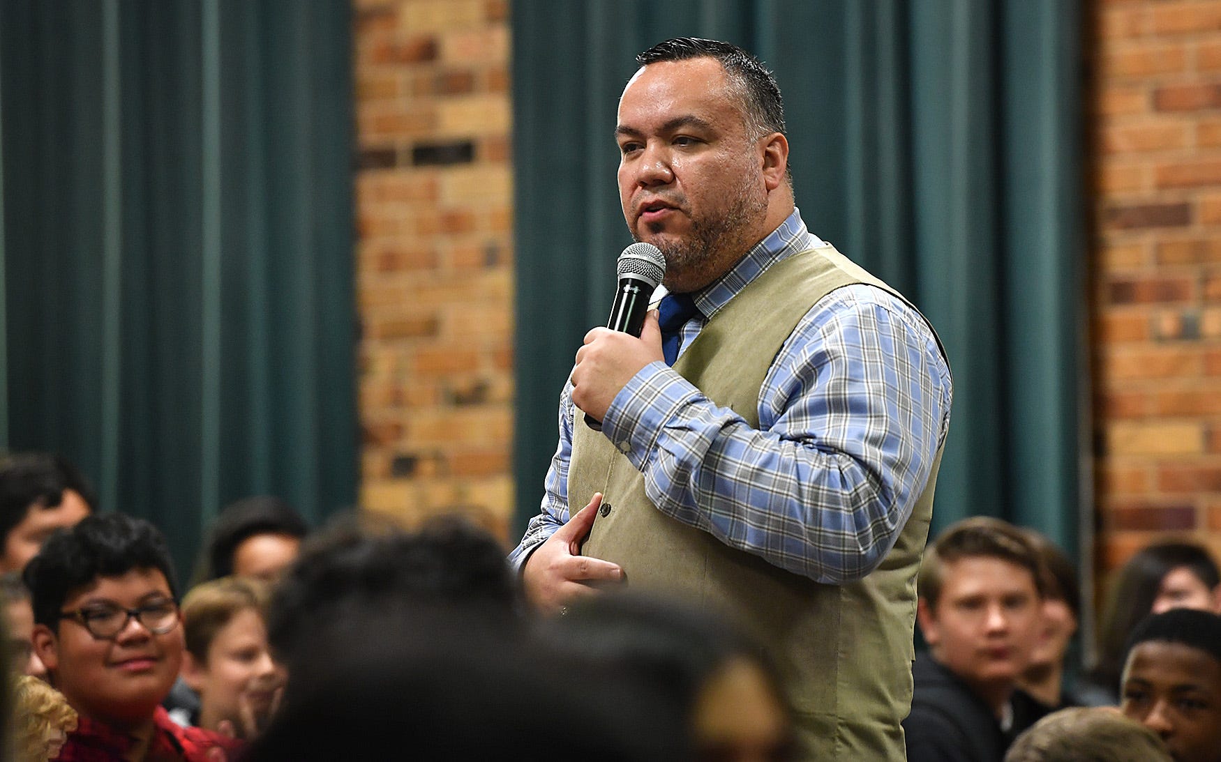 Anti-bullying message delivered to middle school students