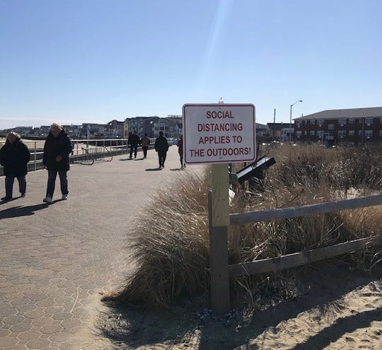 Belmar boardwalk still open, but mayor warns people to follow social ...