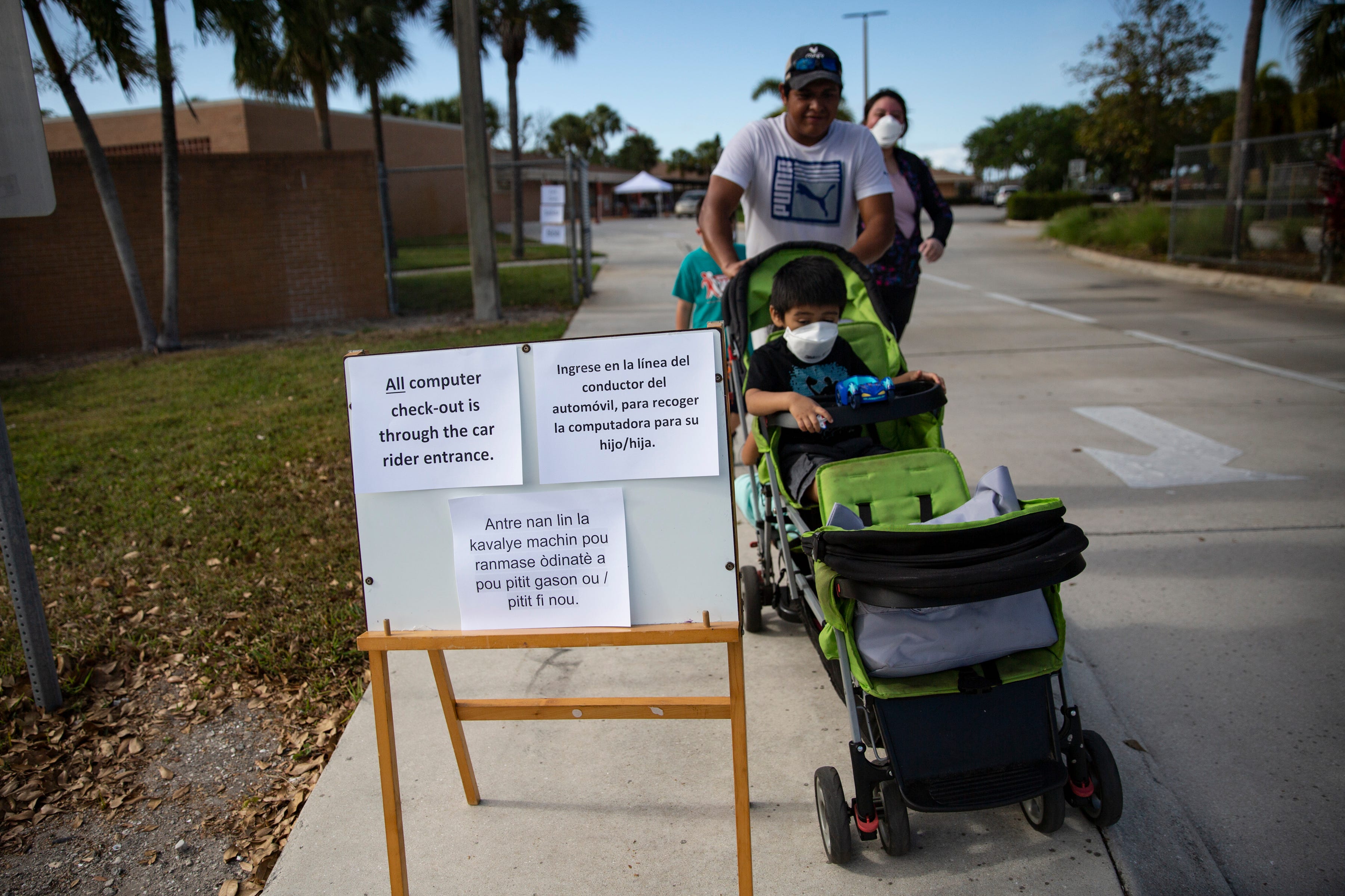 Golden Terrace Elementary students issued computers for online learning ...
