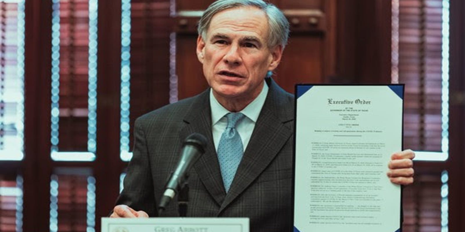 Gov. Greg Abbott issues statewide mask order for Texas