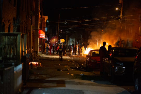 Riot, fire breaks out in Newburgh; police say armed man was killed