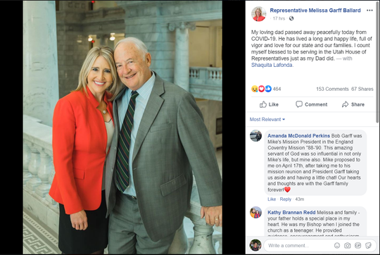 Coronavirus: Ken Garff Automotive Group's Robert H. Garff dies at 77