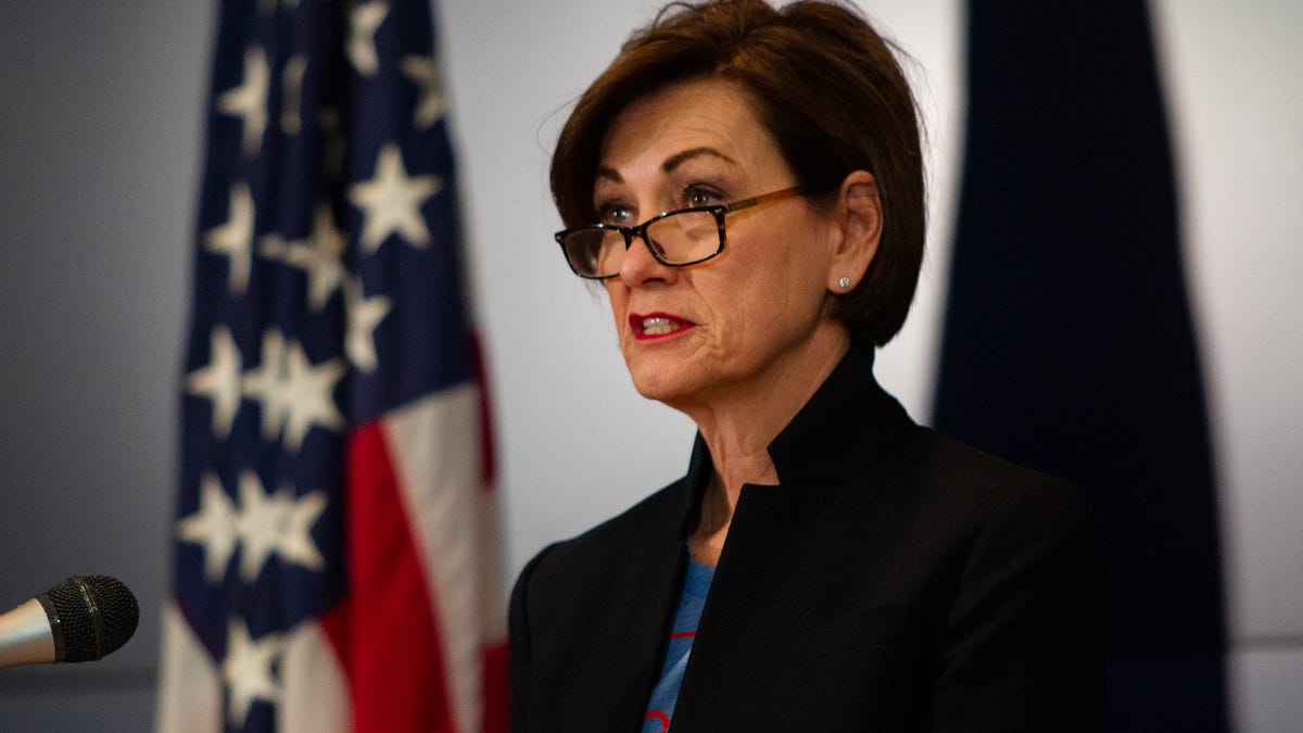 Photos: Gov. Kim Reynolds permits resuming elective procedures, farmers ...