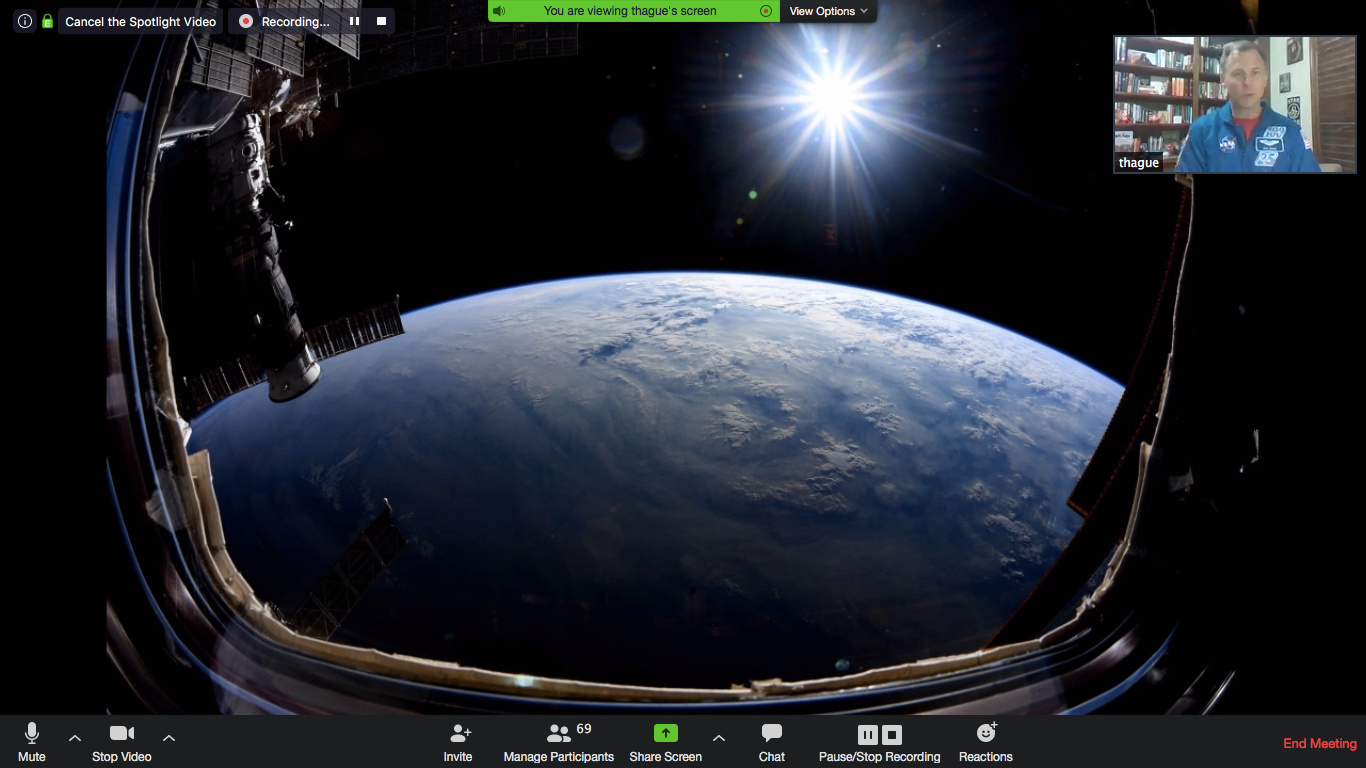 NASA engineer and astronaut visits River Edge NJ students via Zoom