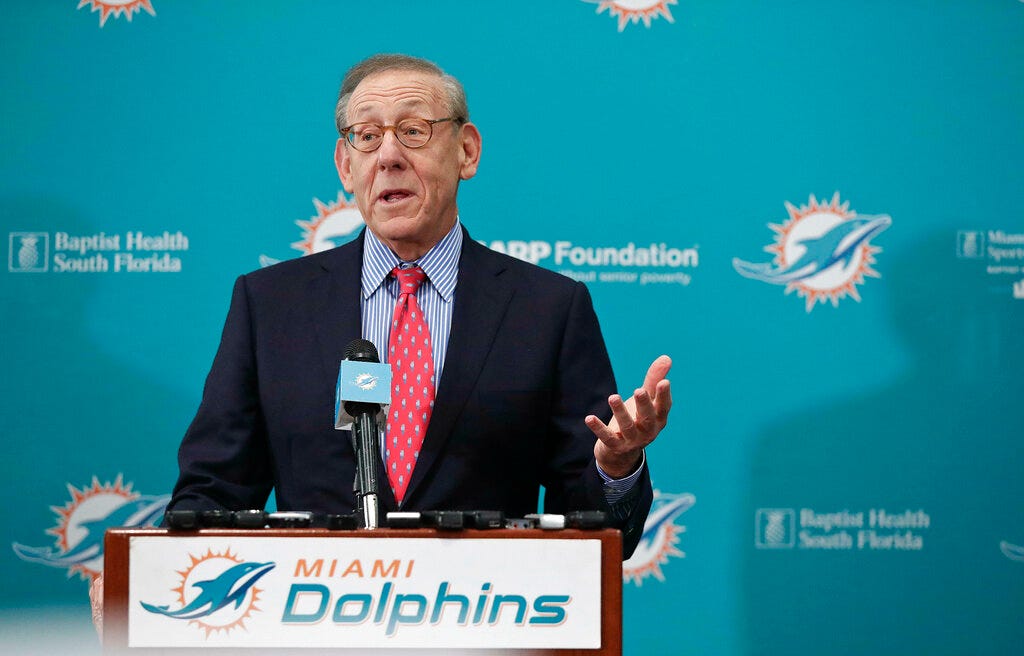 Miami Dolphins owner Stephen Ross: There definitely will be an NFL season