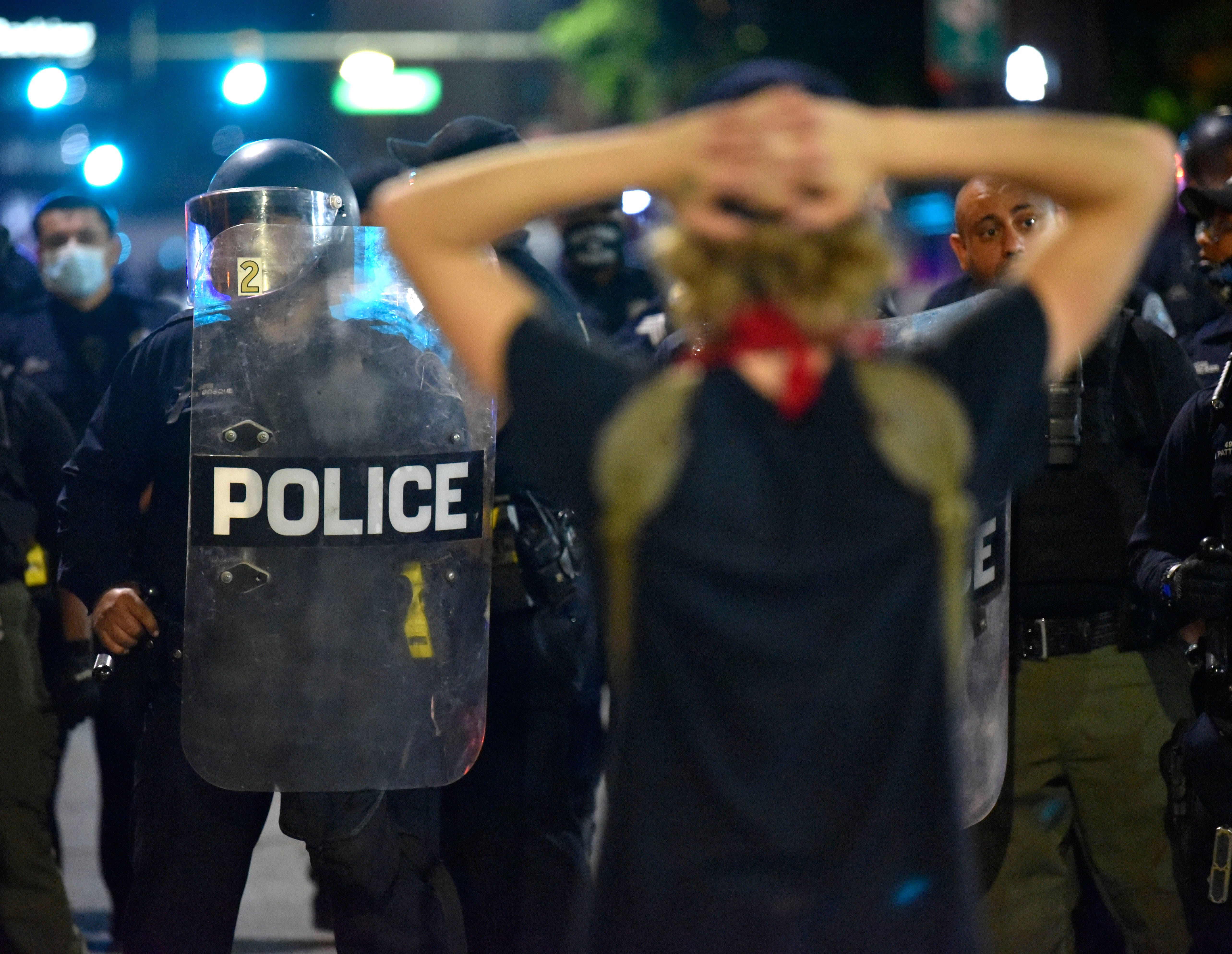 Man shot dead, dozens arrested as protest in Detroit turns violent