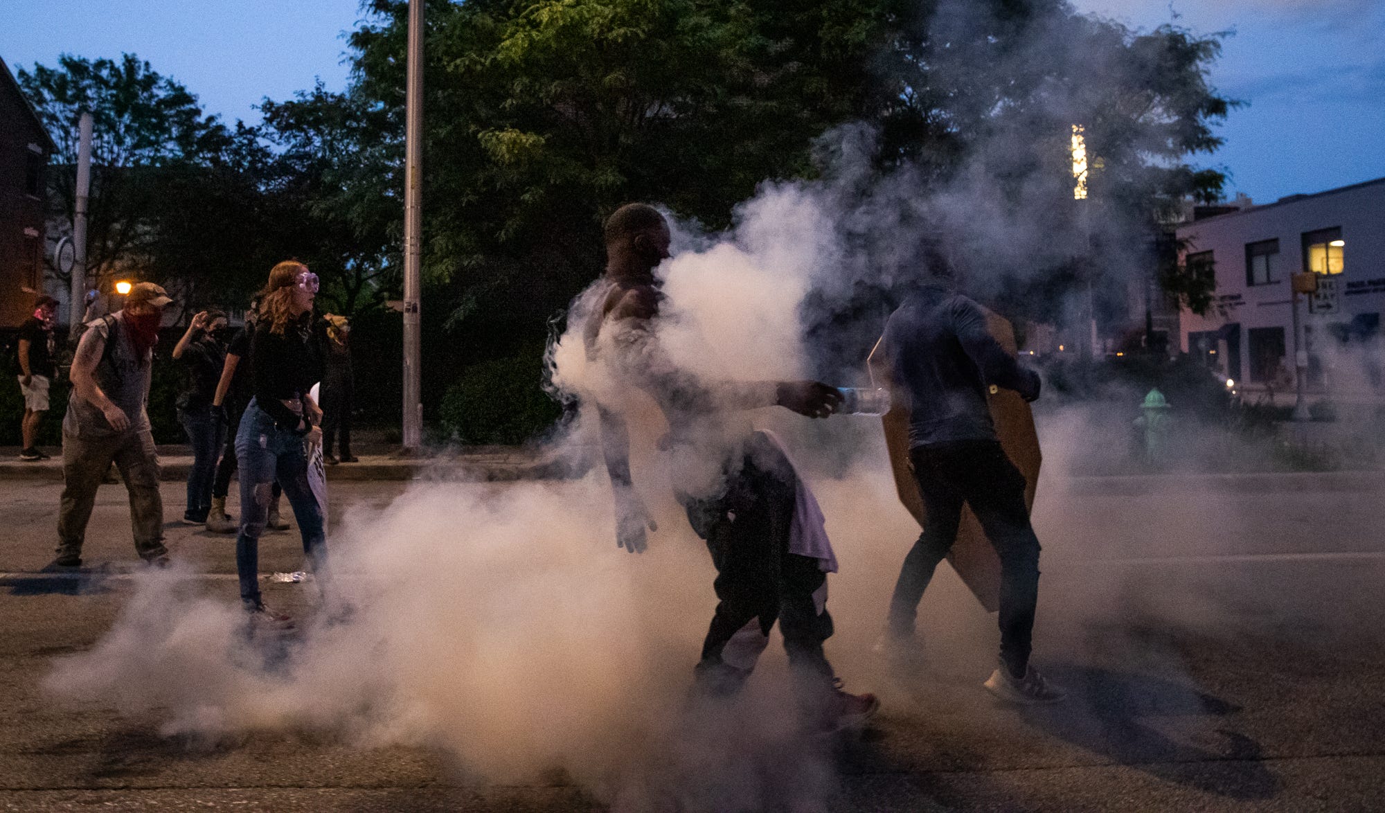 Indianapolis police protests: Violence escalates again downtown