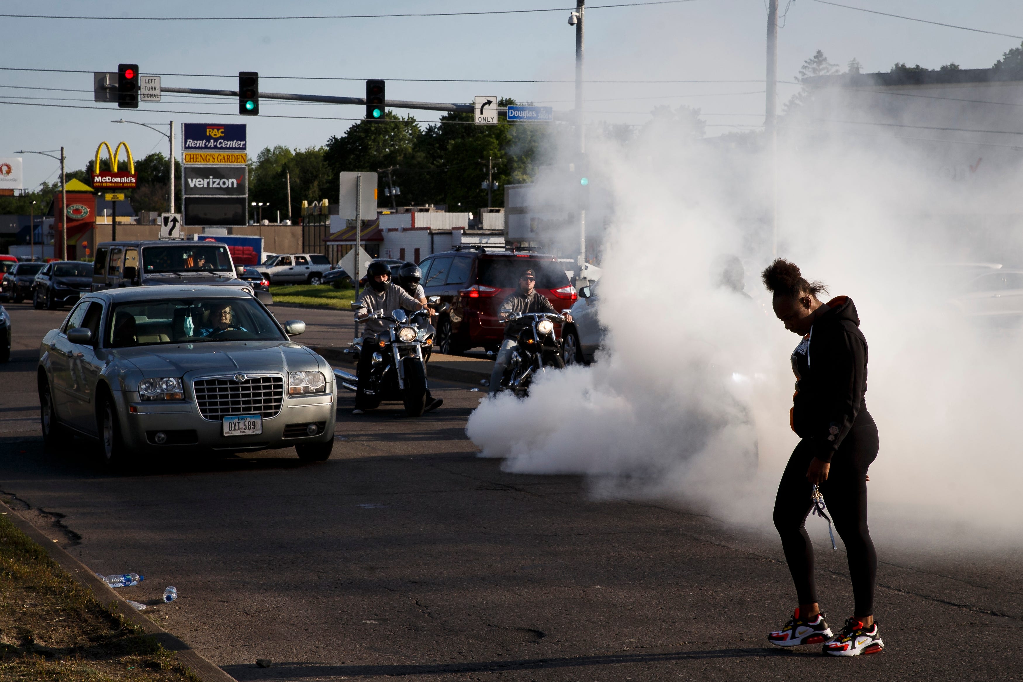 Another night of protests around Des Moines, including Merle Hay Mall