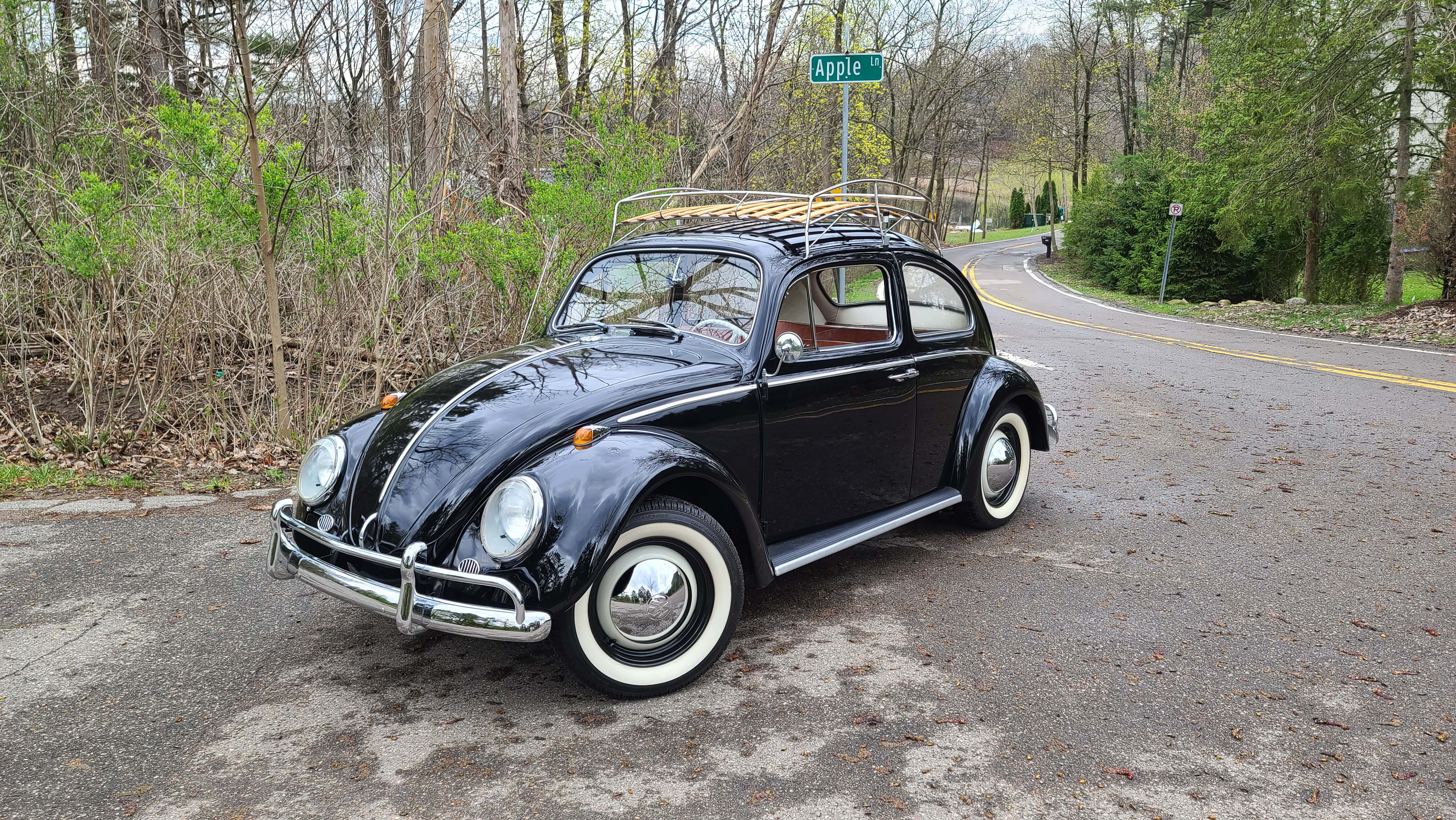 Turning back the clock in a '64 VW Beetle
