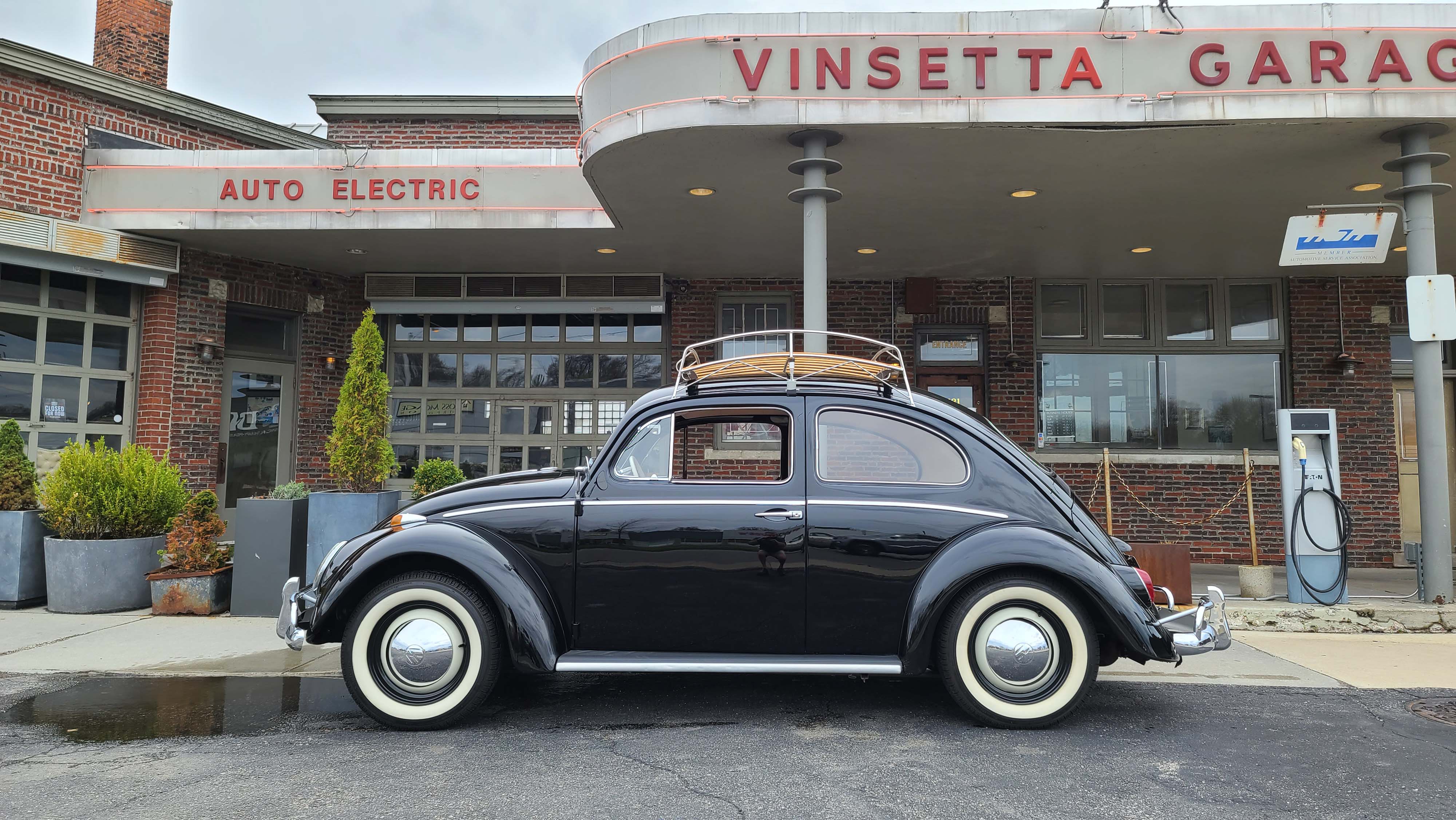 Turning back the clock in a '64 VW Beetle