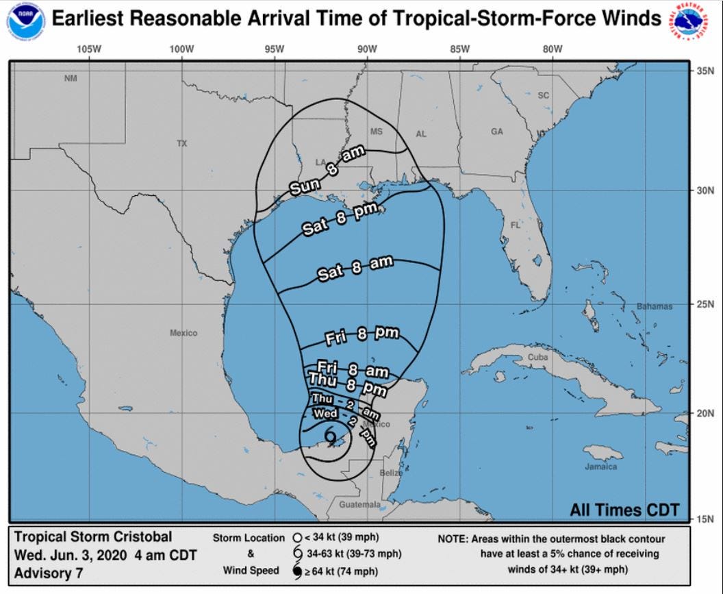 Tropical Storm Cristobal may bring rain, strong winds to Texas gulf ...