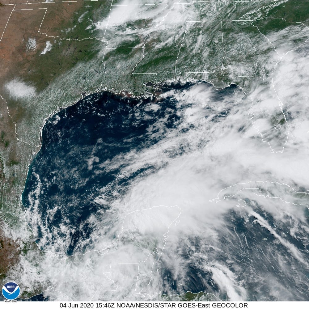 Tropical Depression Cristobal: Forecast track, projected US landfall