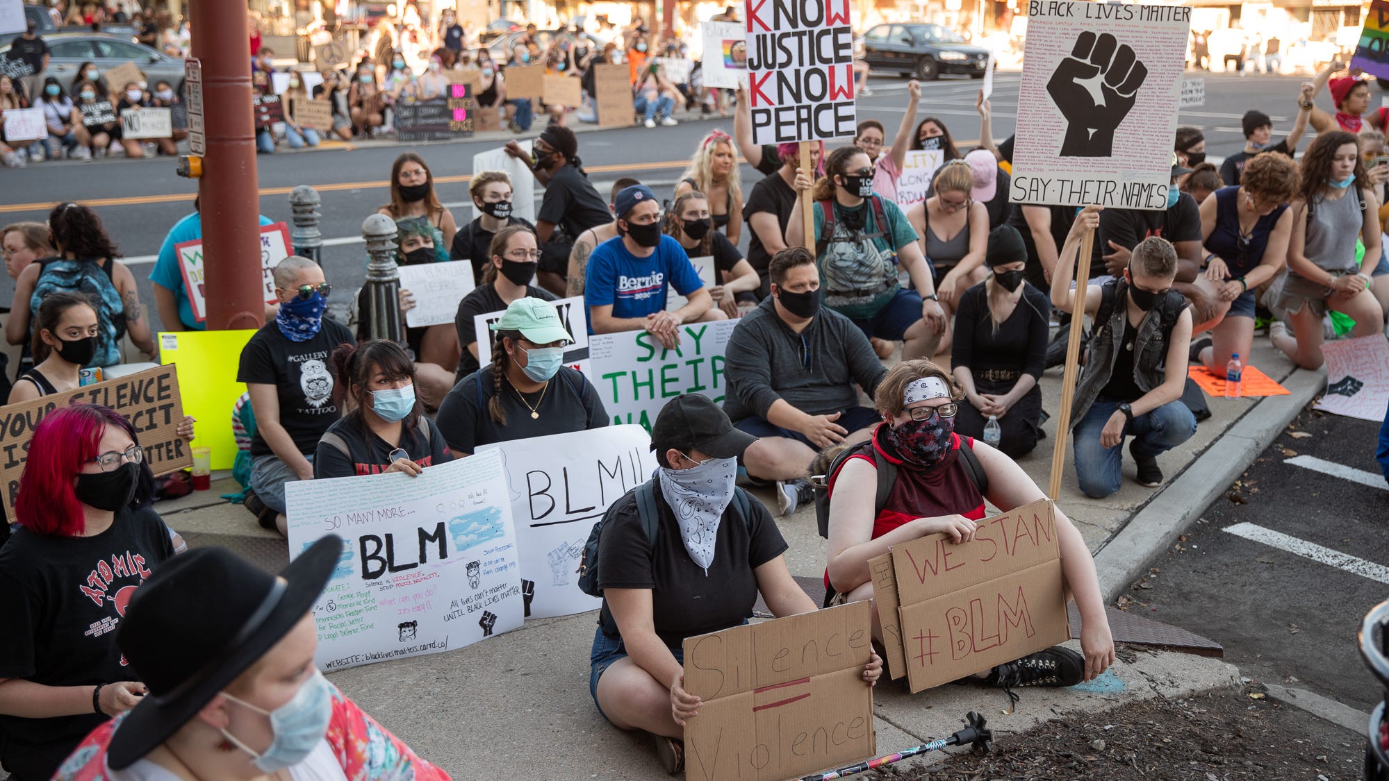 Two Charged With Yelling Racial Slurs At Black Lives Matter Protesters