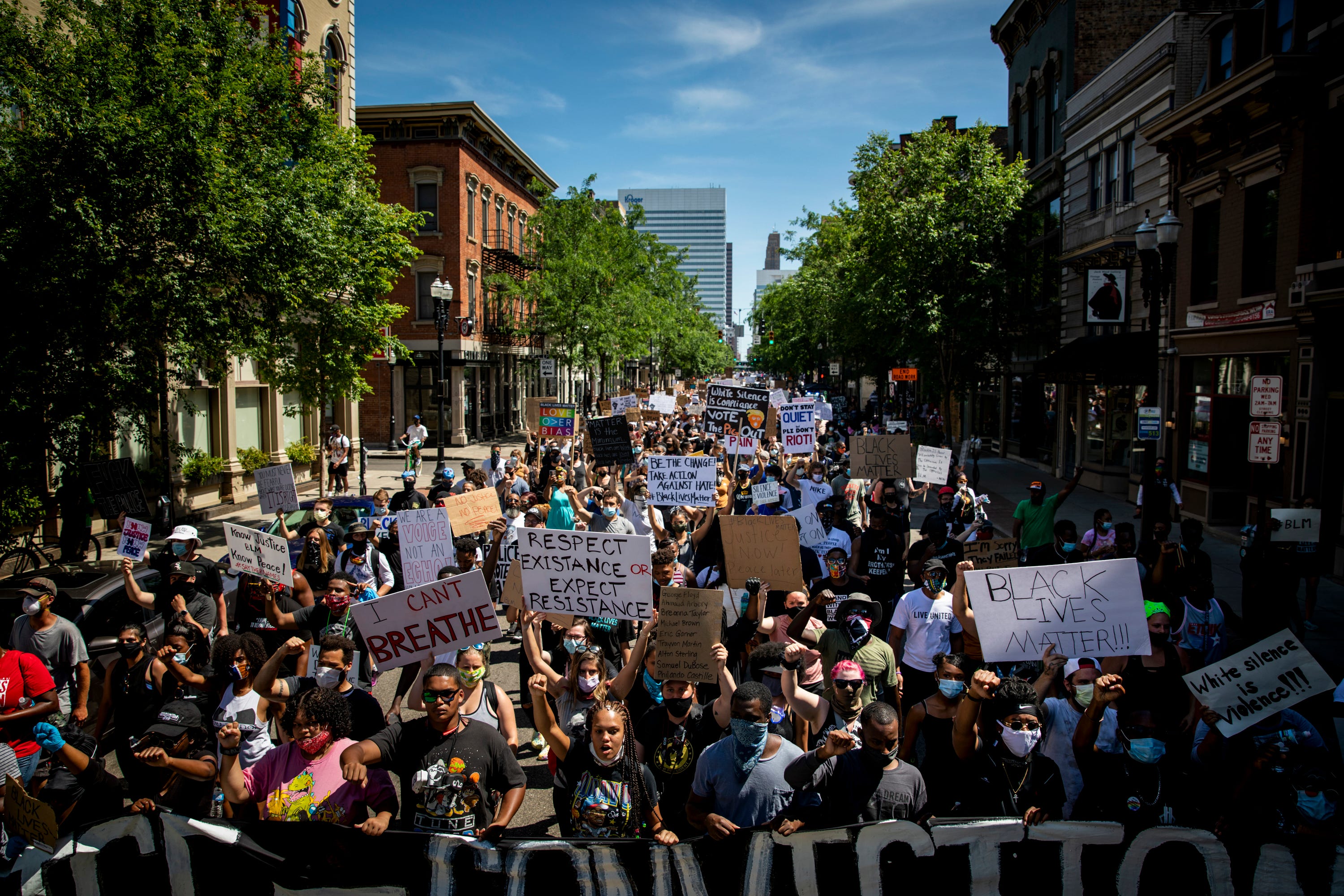 Cincinnati black lives matter protest: Big crowds, more planned