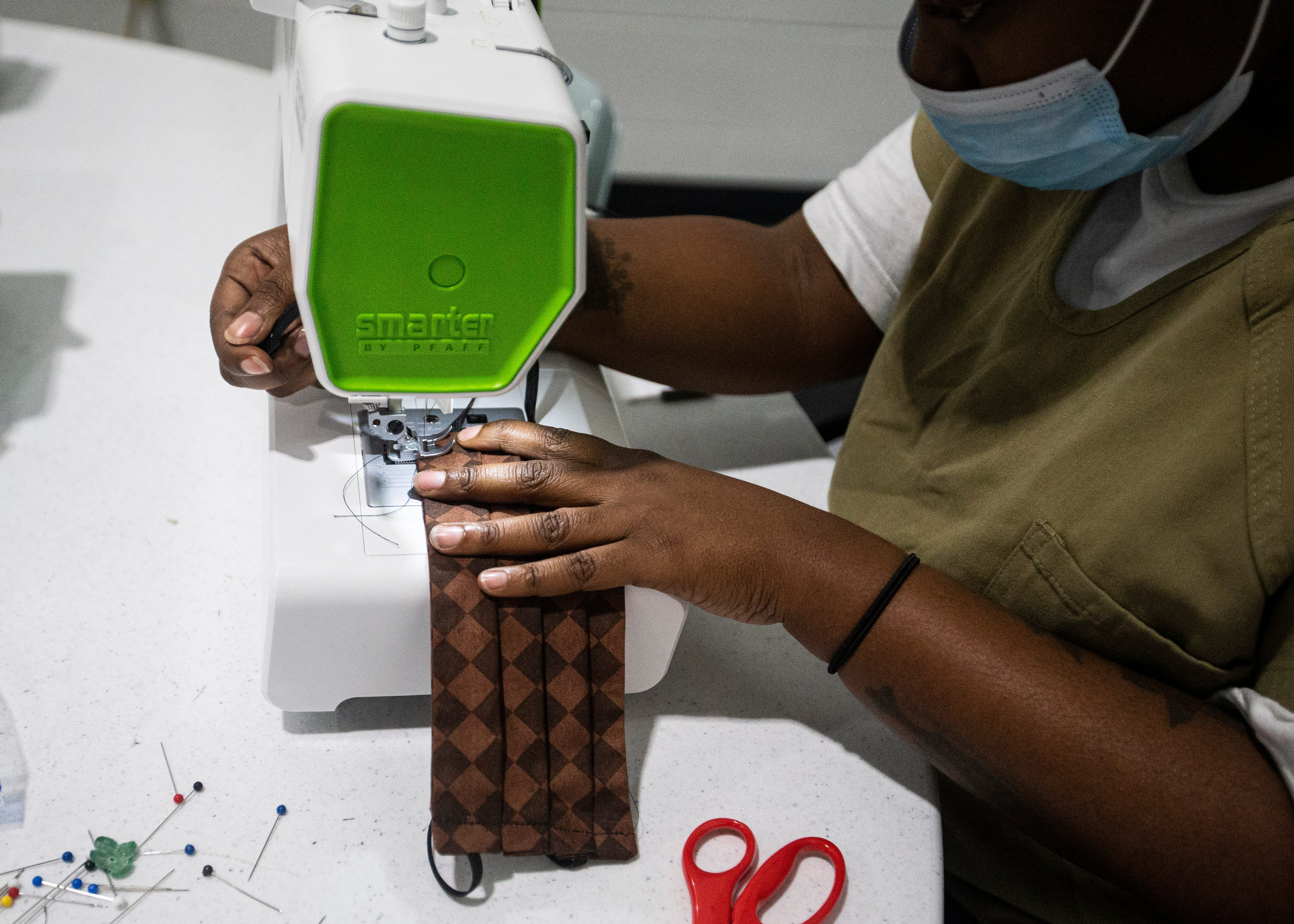 Shelby County corrections inmates combat COVID-19 with sewing machines
