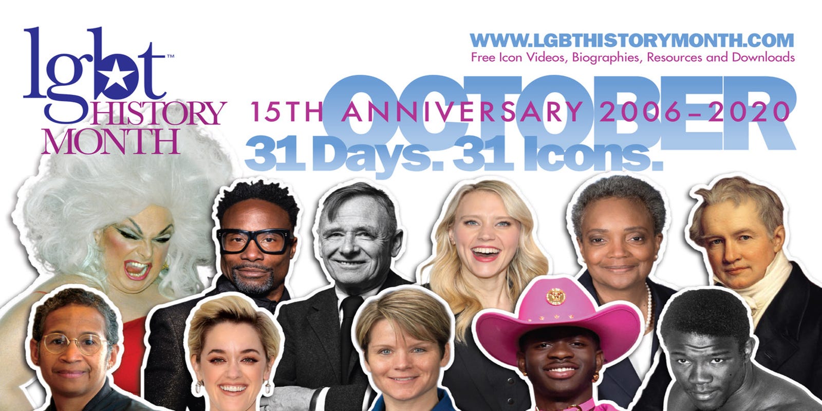 LGBT History Month: Astronaut, artists, rapper, rabbi named Icons