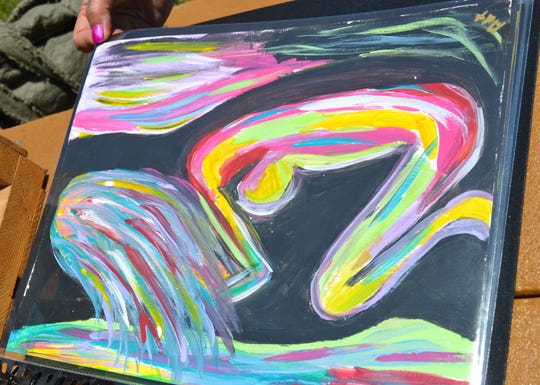 Trimble discovers inner artist after path to sobriety