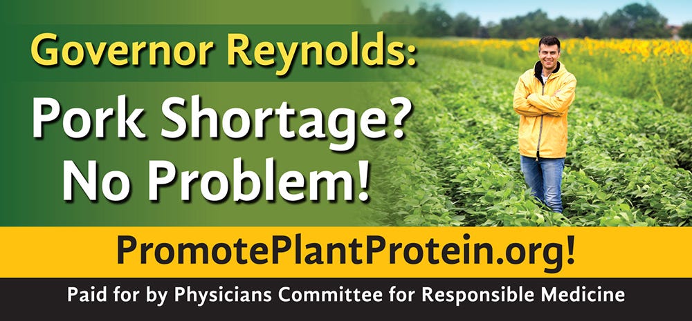 Doctors posting anti-meat processing billboards near Iowa governor's ...