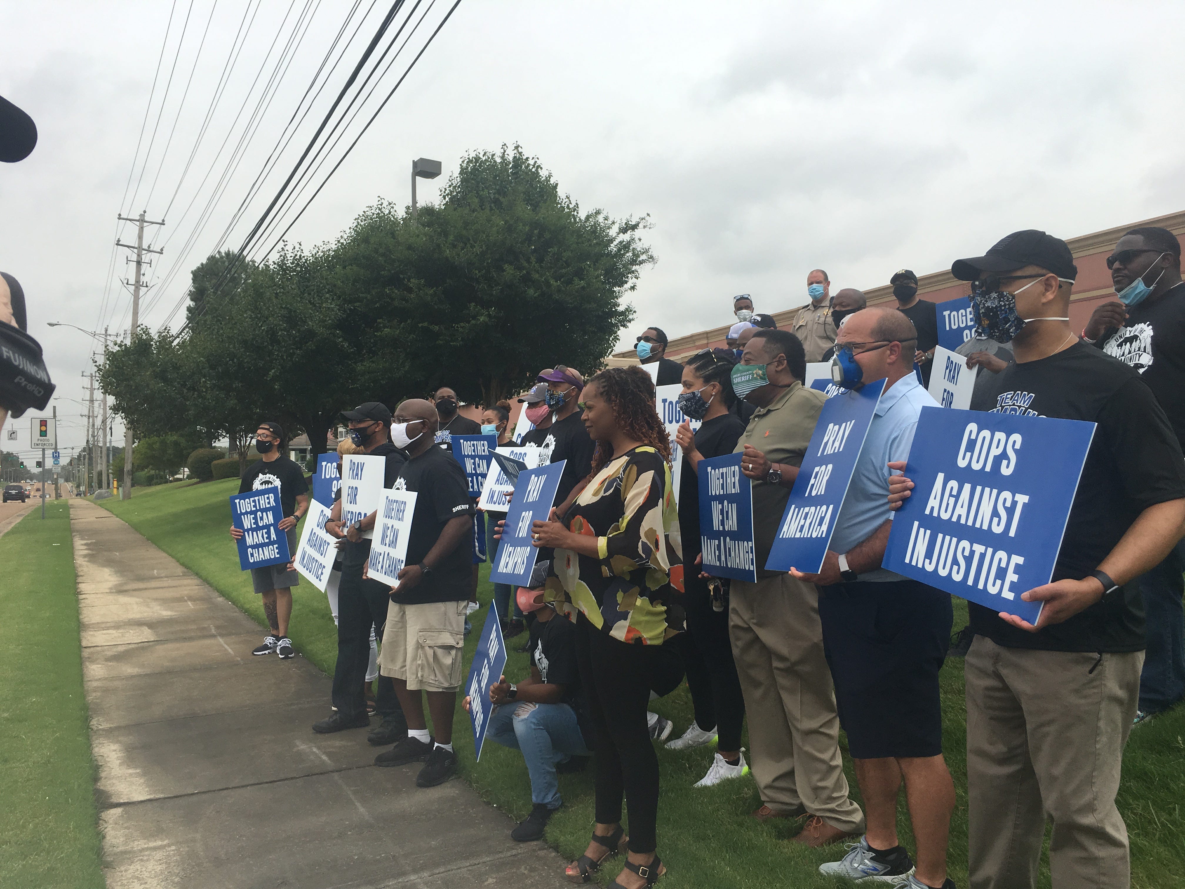 Memphis law enforcement add voices to protests, demonstrations