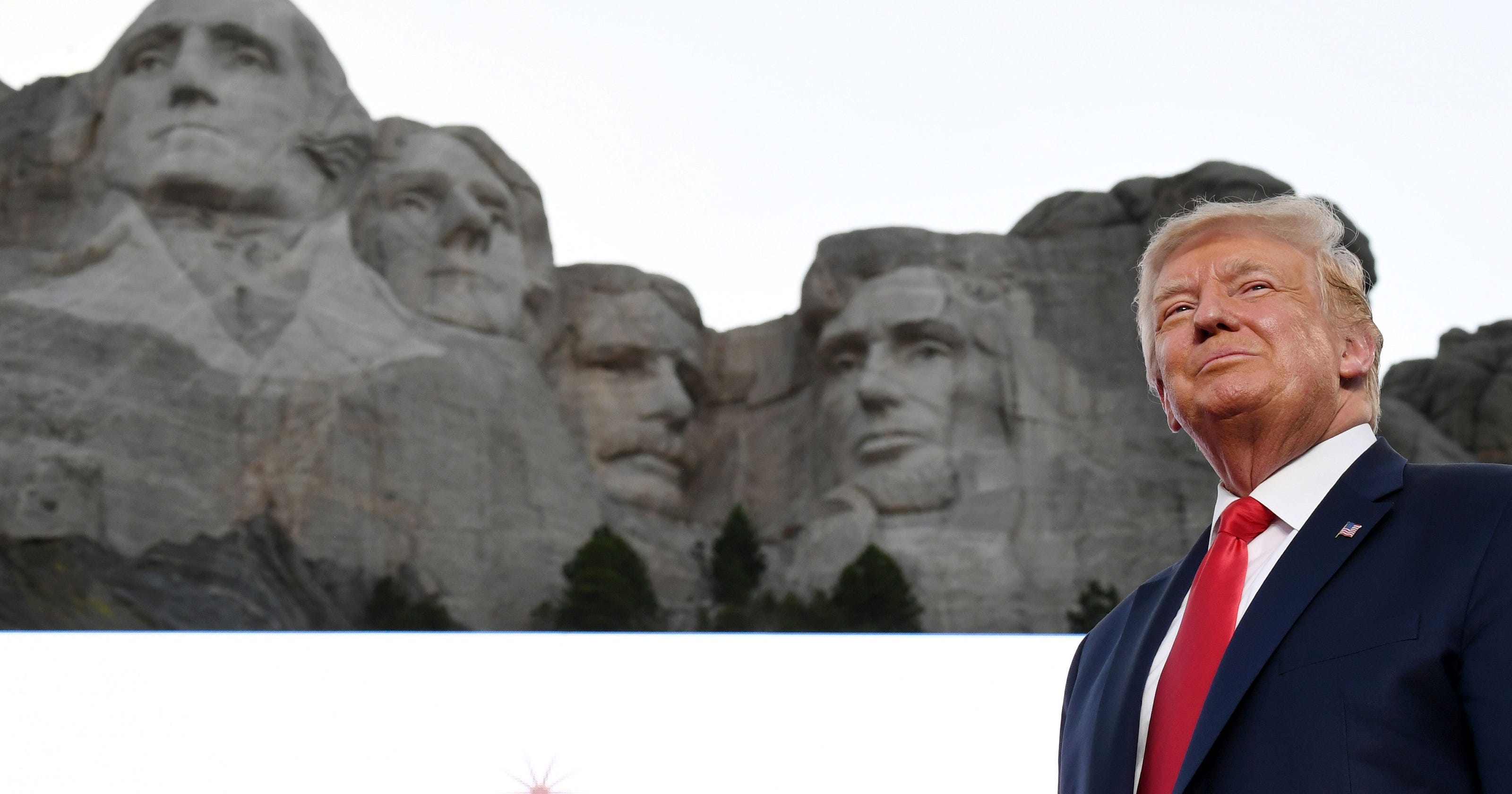 Mount Rushmore serves as backdrop as Trump decries 'left wing cultural ...
